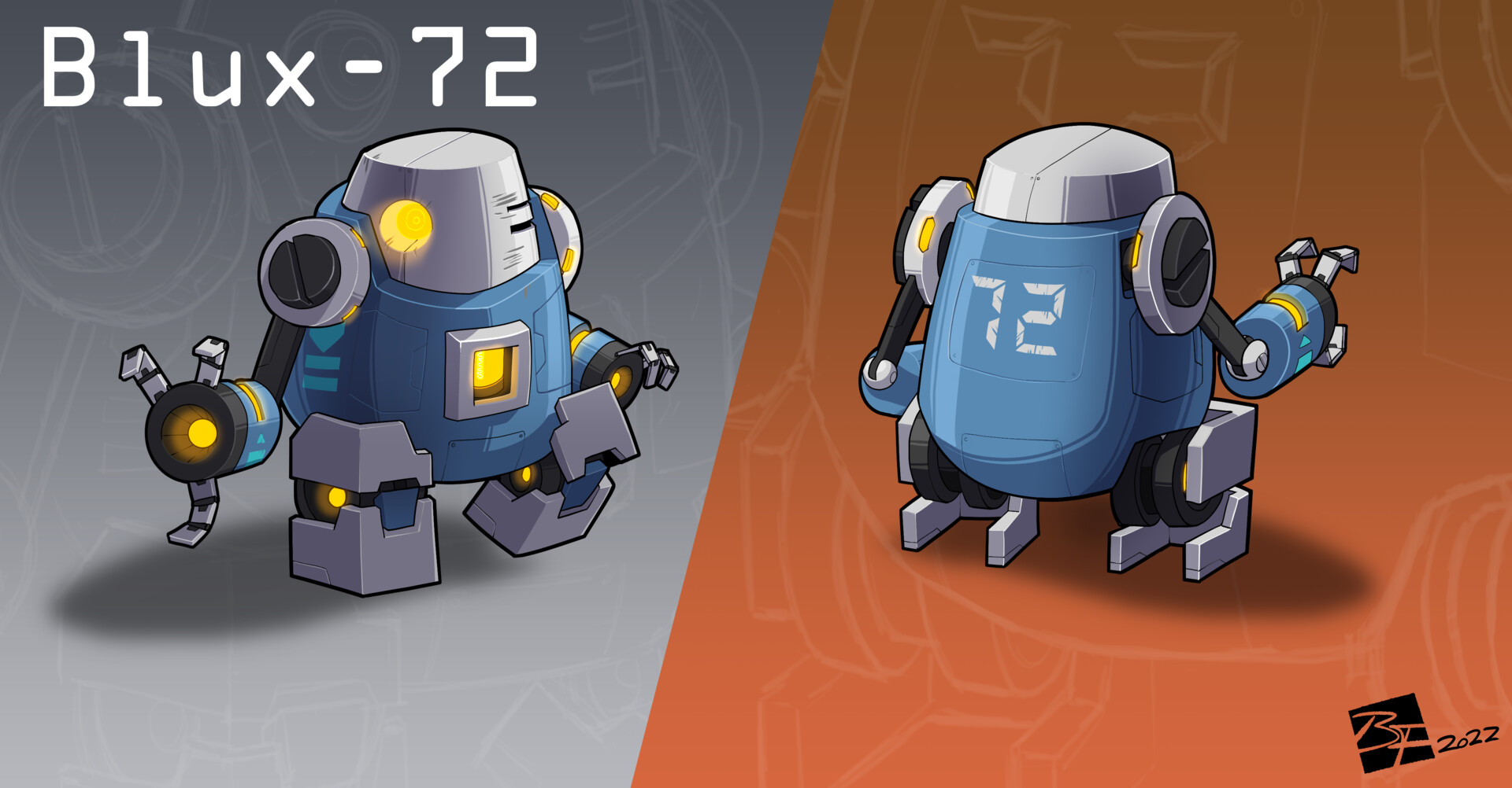 ArtStation - Blux-72 NPC/Enemy Character Concept Art