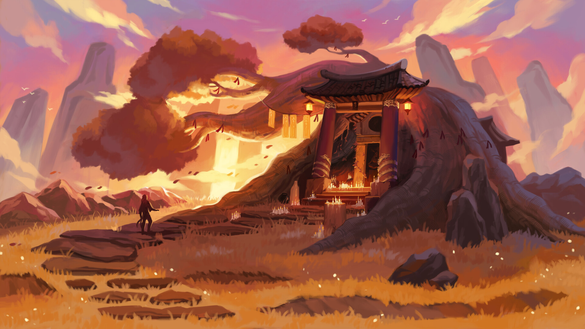 ArtStation - Mountain Temple
