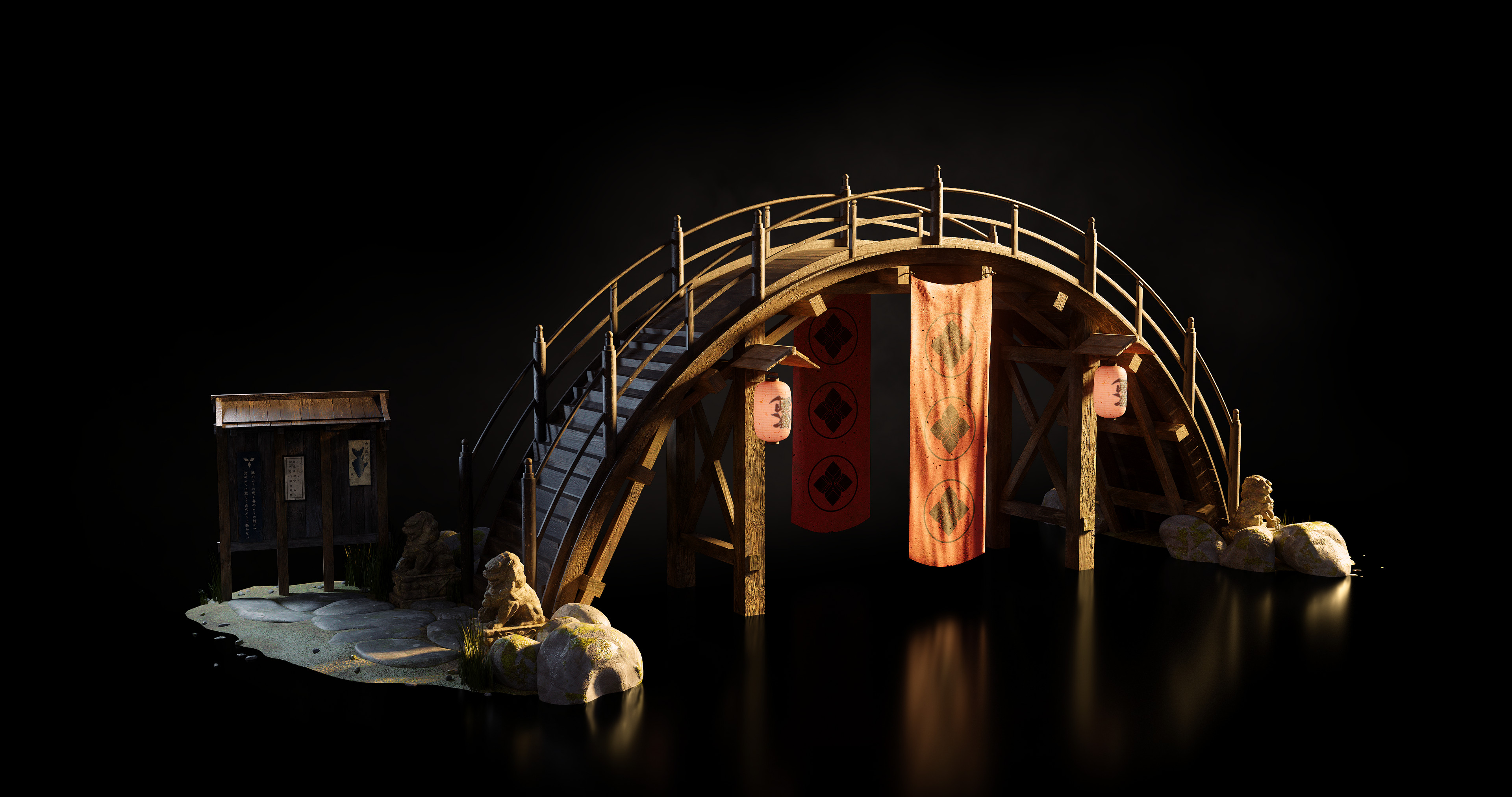 KitBash3D - SHOGUN - 3D Asset Kit | Premium Assets for Movies & Video Games