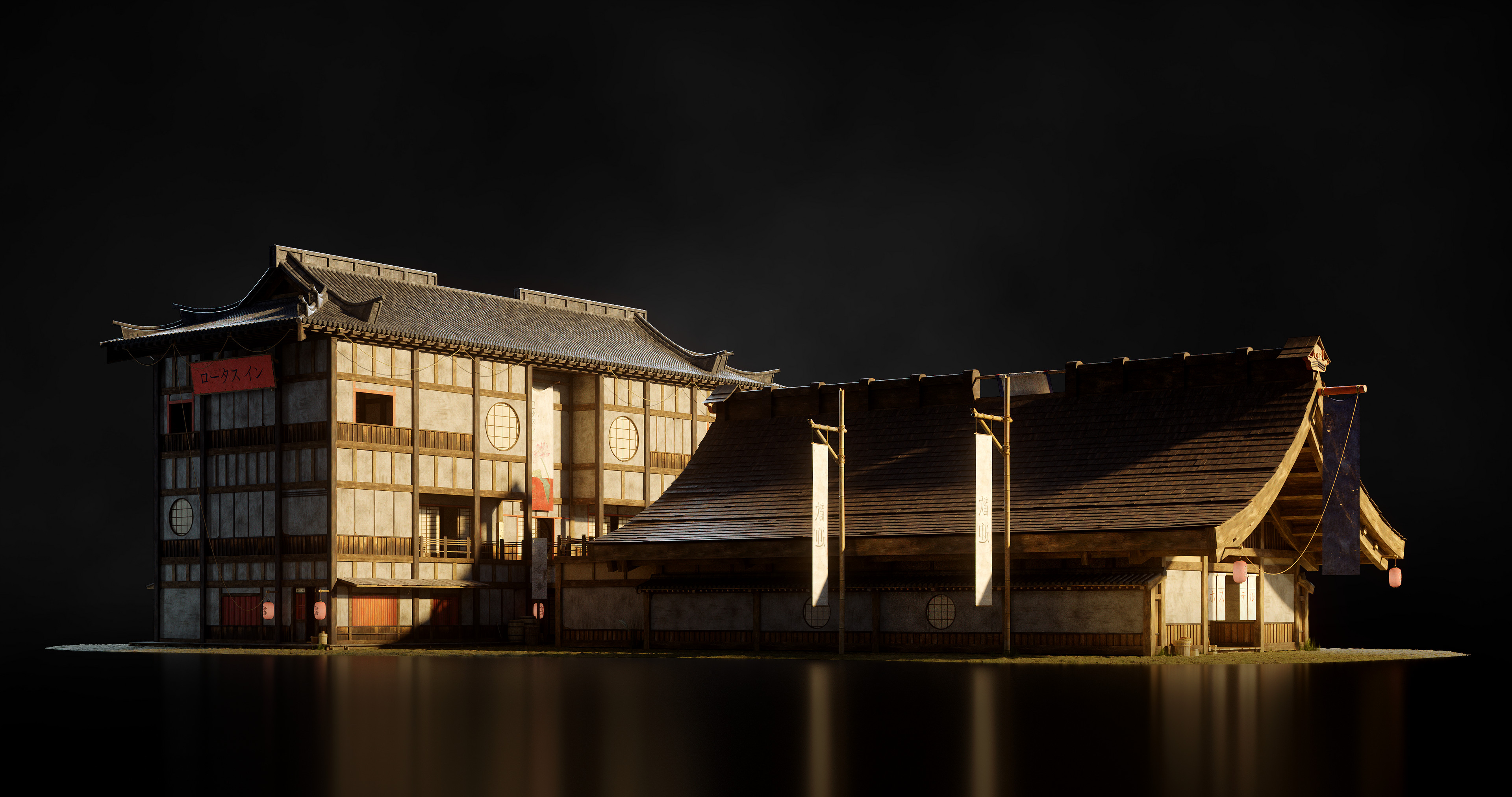 KitBash3D - SHOGUN - 3D Asset Kit | Premium Assets for Movies & Video Games