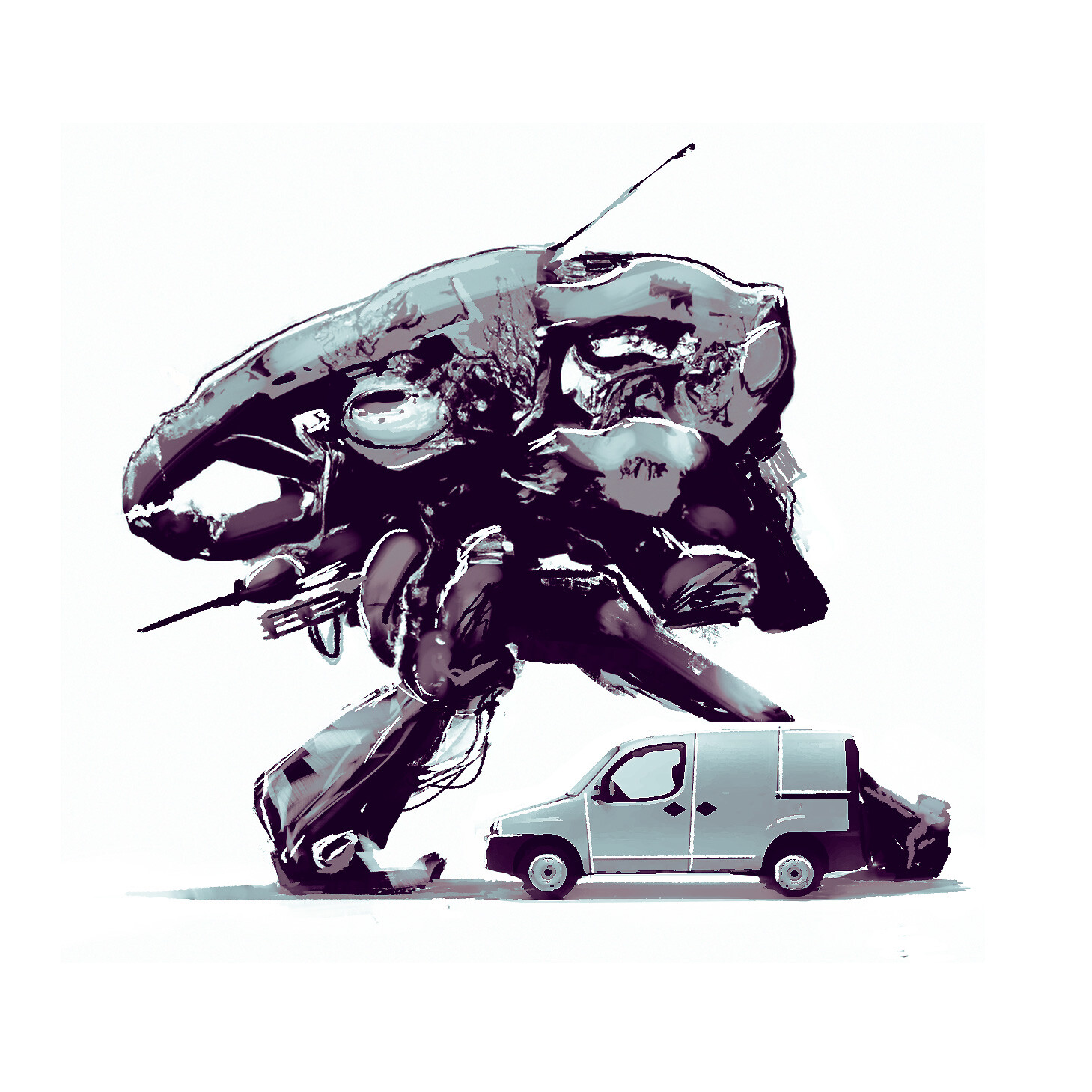 ArtStation - Mech paintings