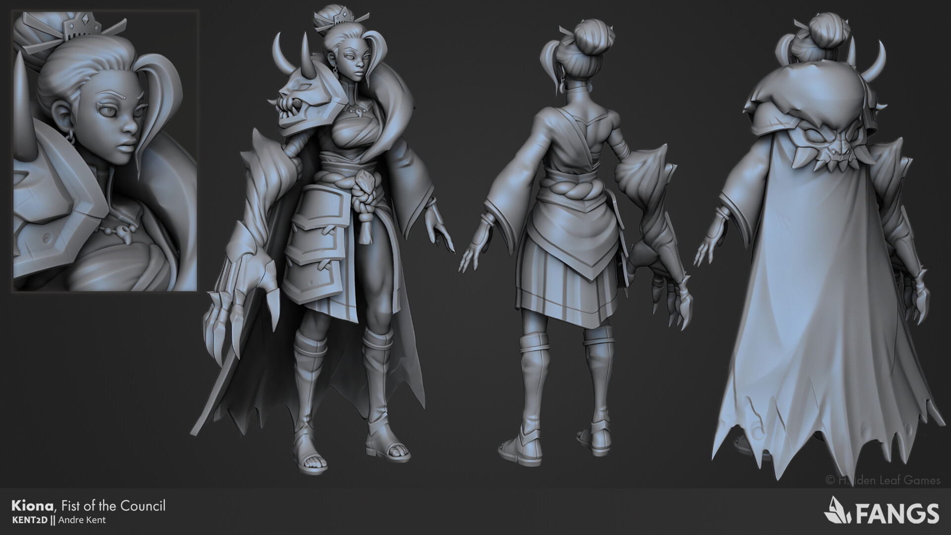 André Kent - Kiona, Demon Priestess (Skin)