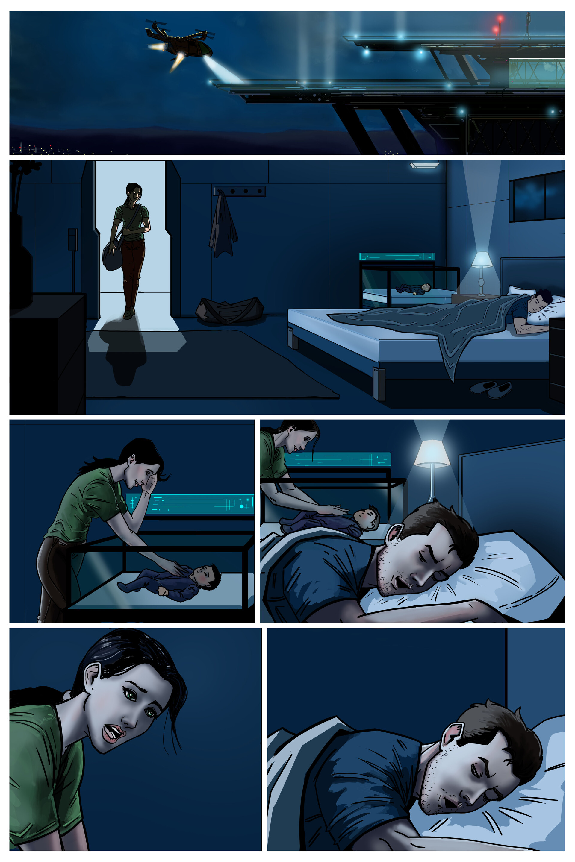 ArtStation - today's comic book page.