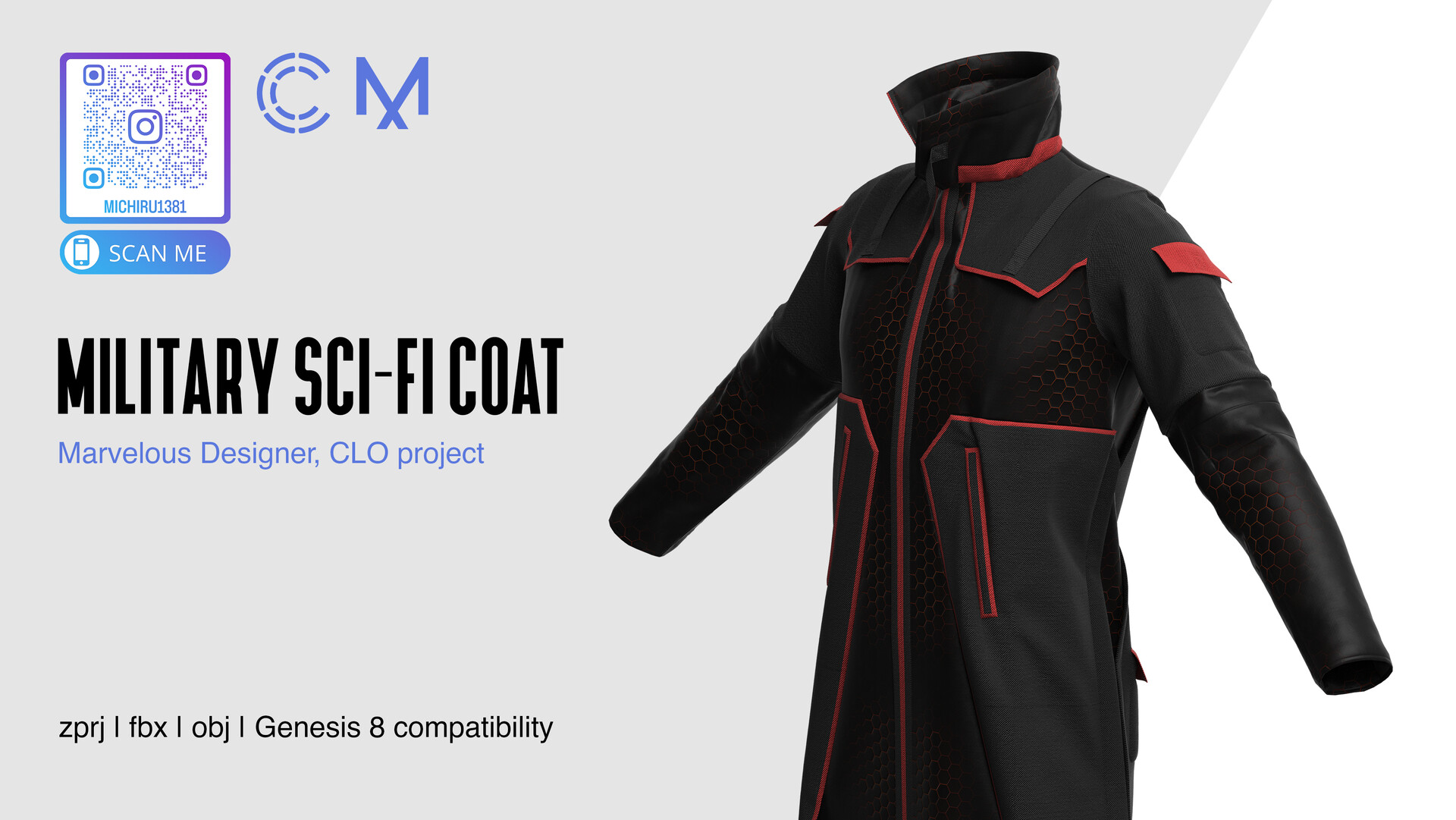 ArtStation - Military Sci-Fi Coat