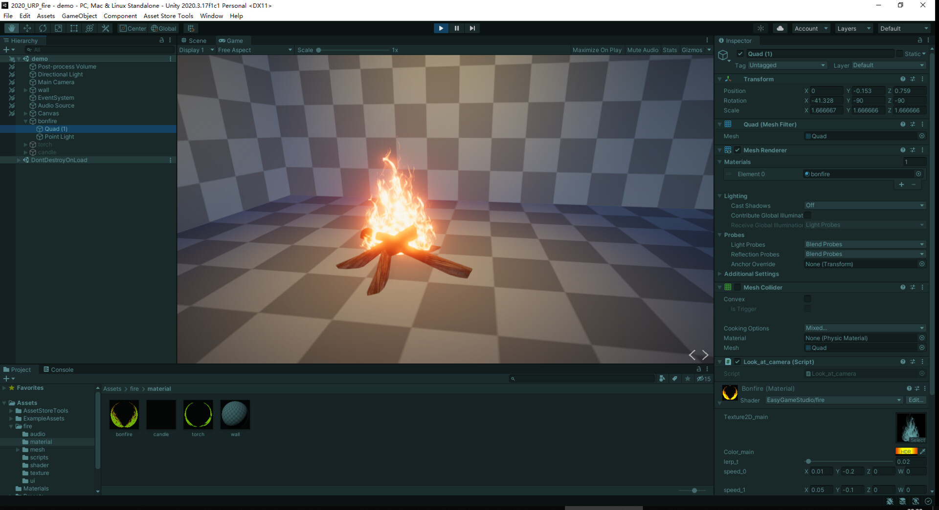 Easy Game Studio - Unity VFX - Fire Effect - Downloadable