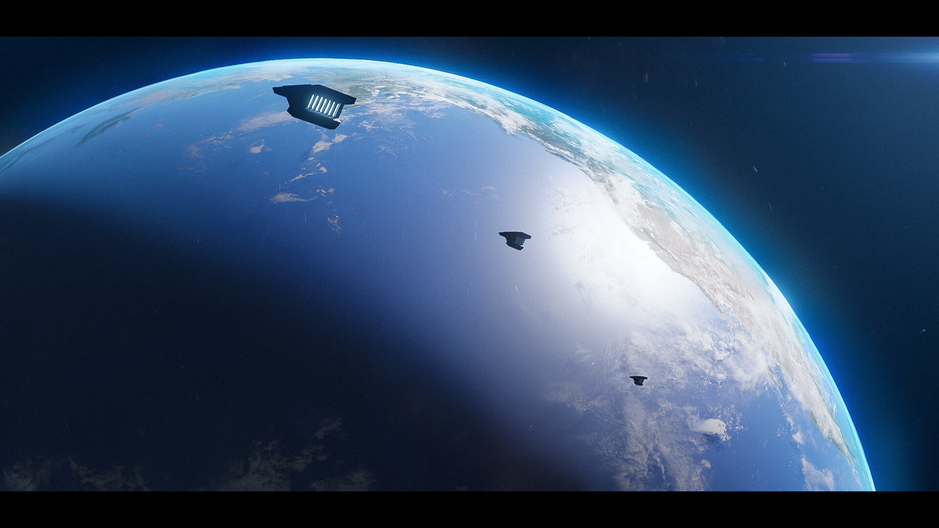 ArtStation - The mystery of the three spaceships