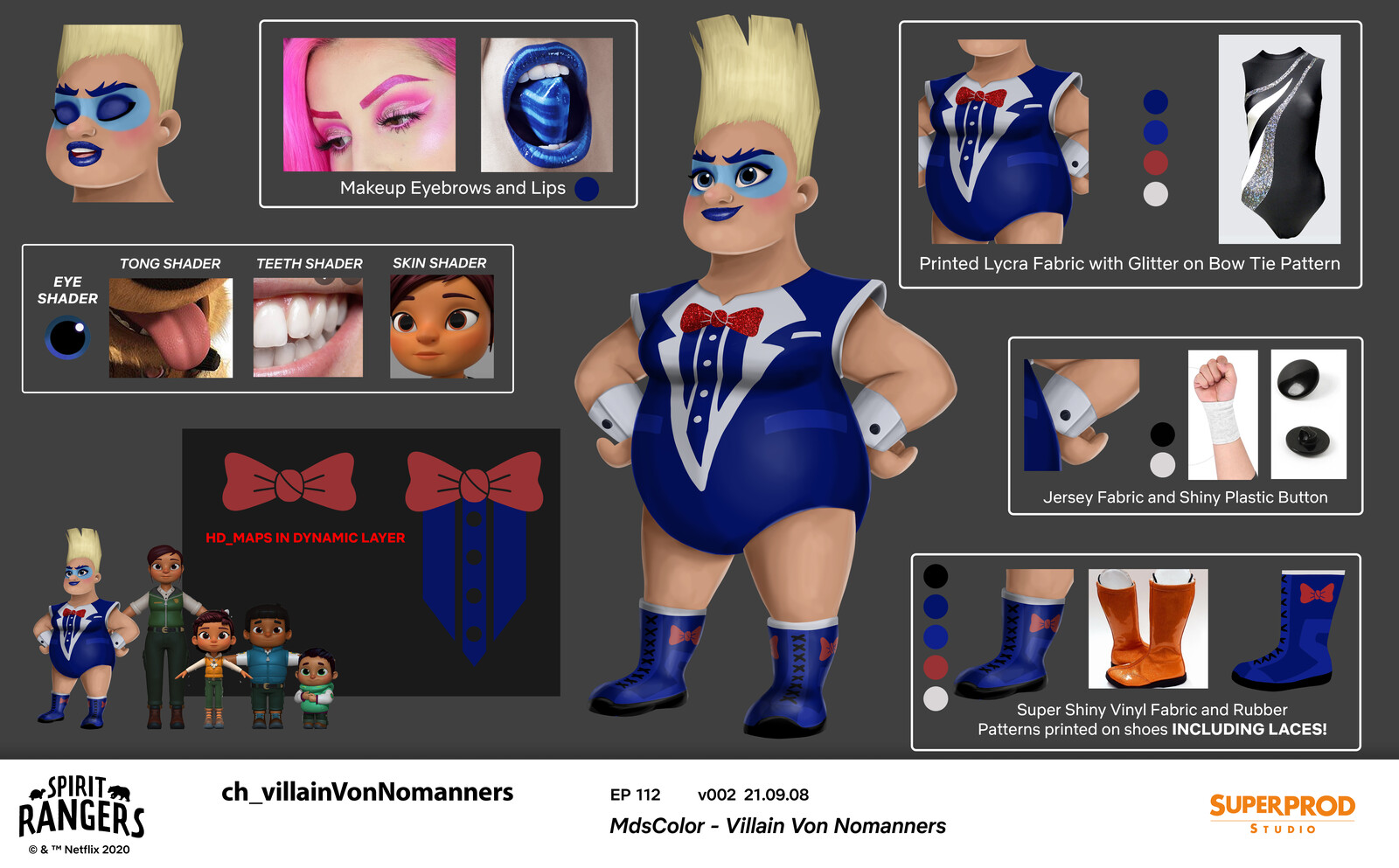 Chully Bunny - Characters Color Model Sheet/Callout