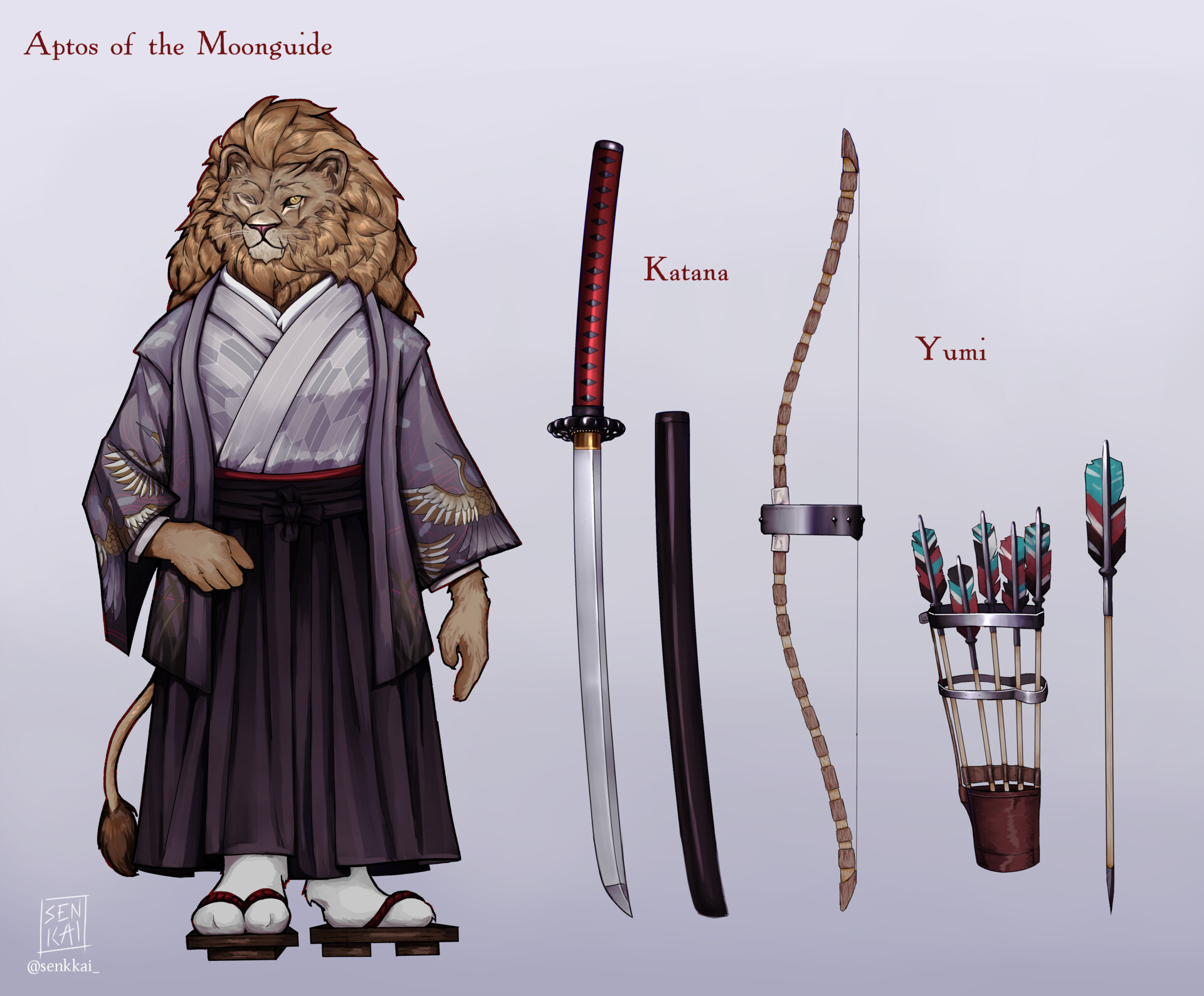 ArtStation - Aptos of the Moonguide - Character Sheet