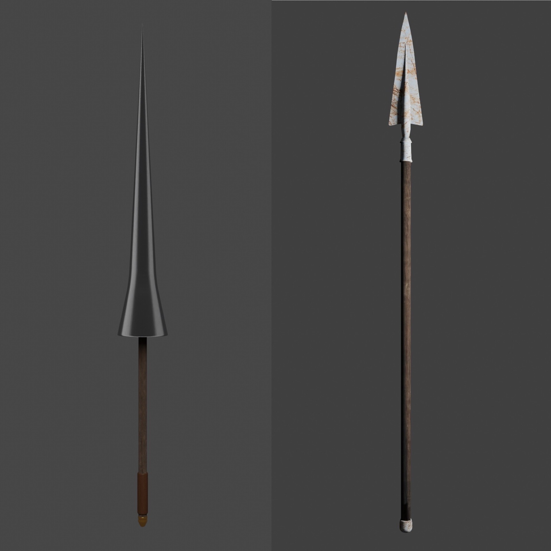 ArtStation - Realistic Spear Models