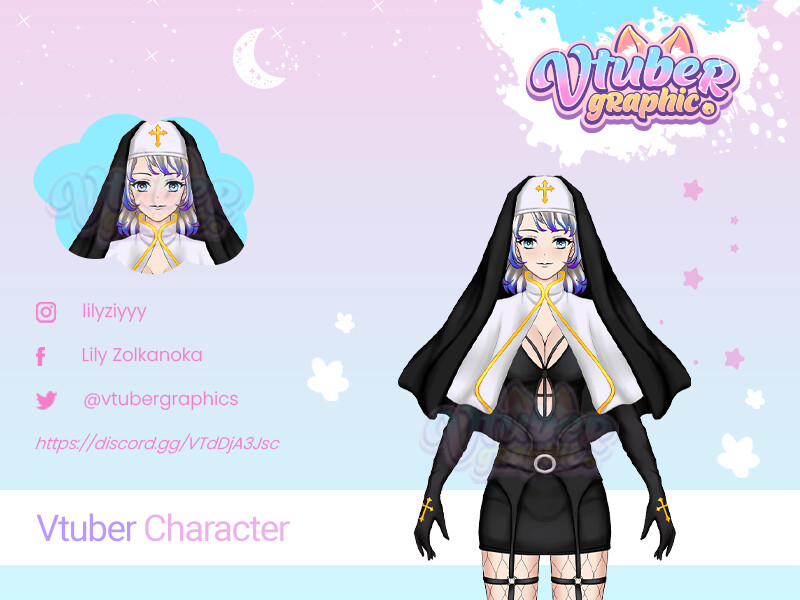 ArtStation - Nun Vtuber