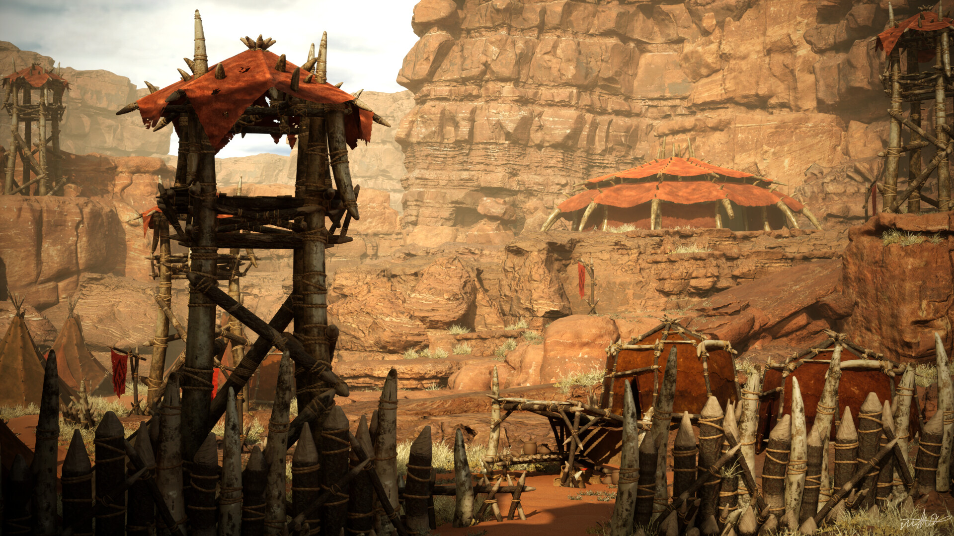 ArtStation - Orc Settlement