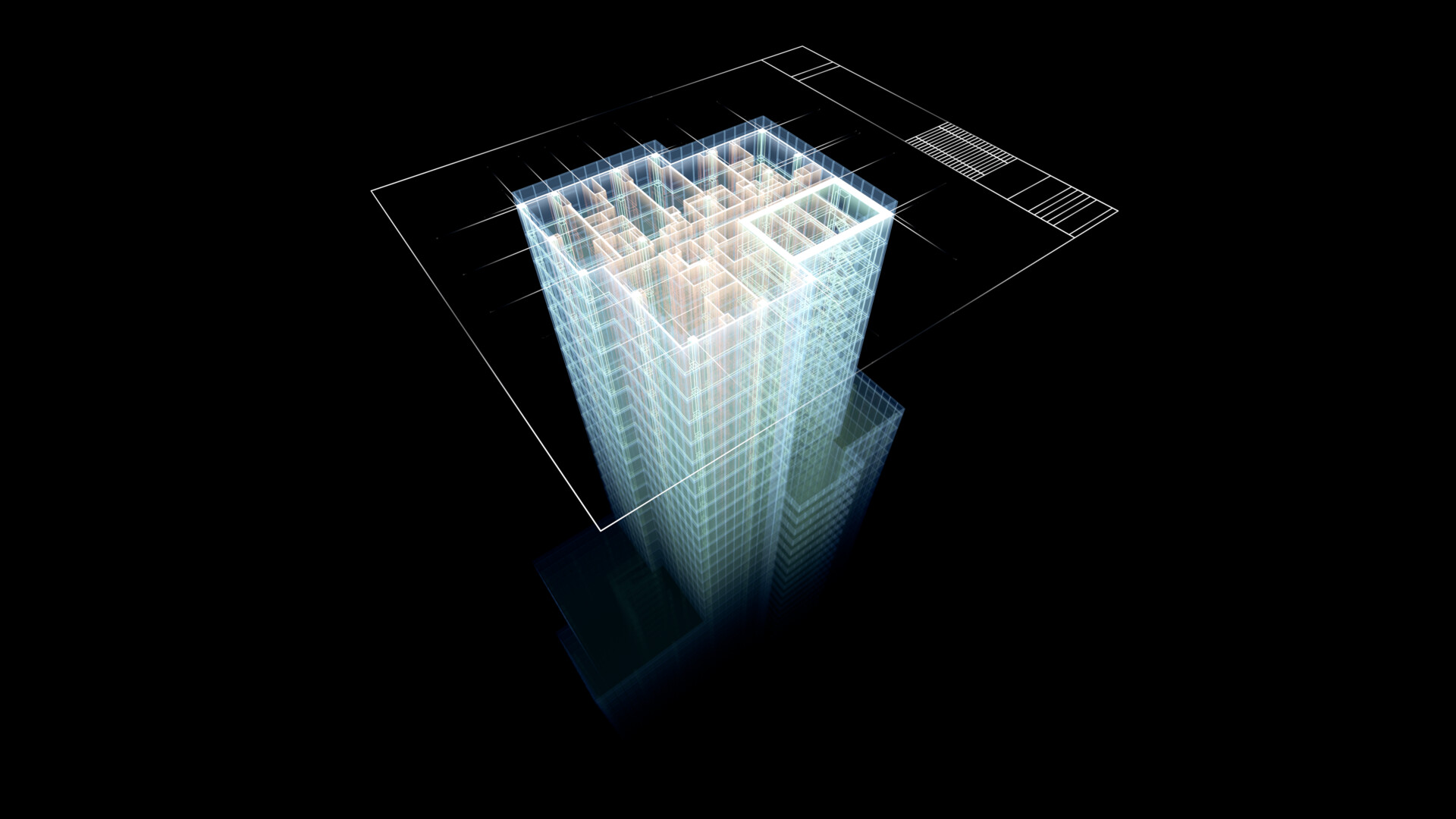 ArtStation - Building Hologram Animation
