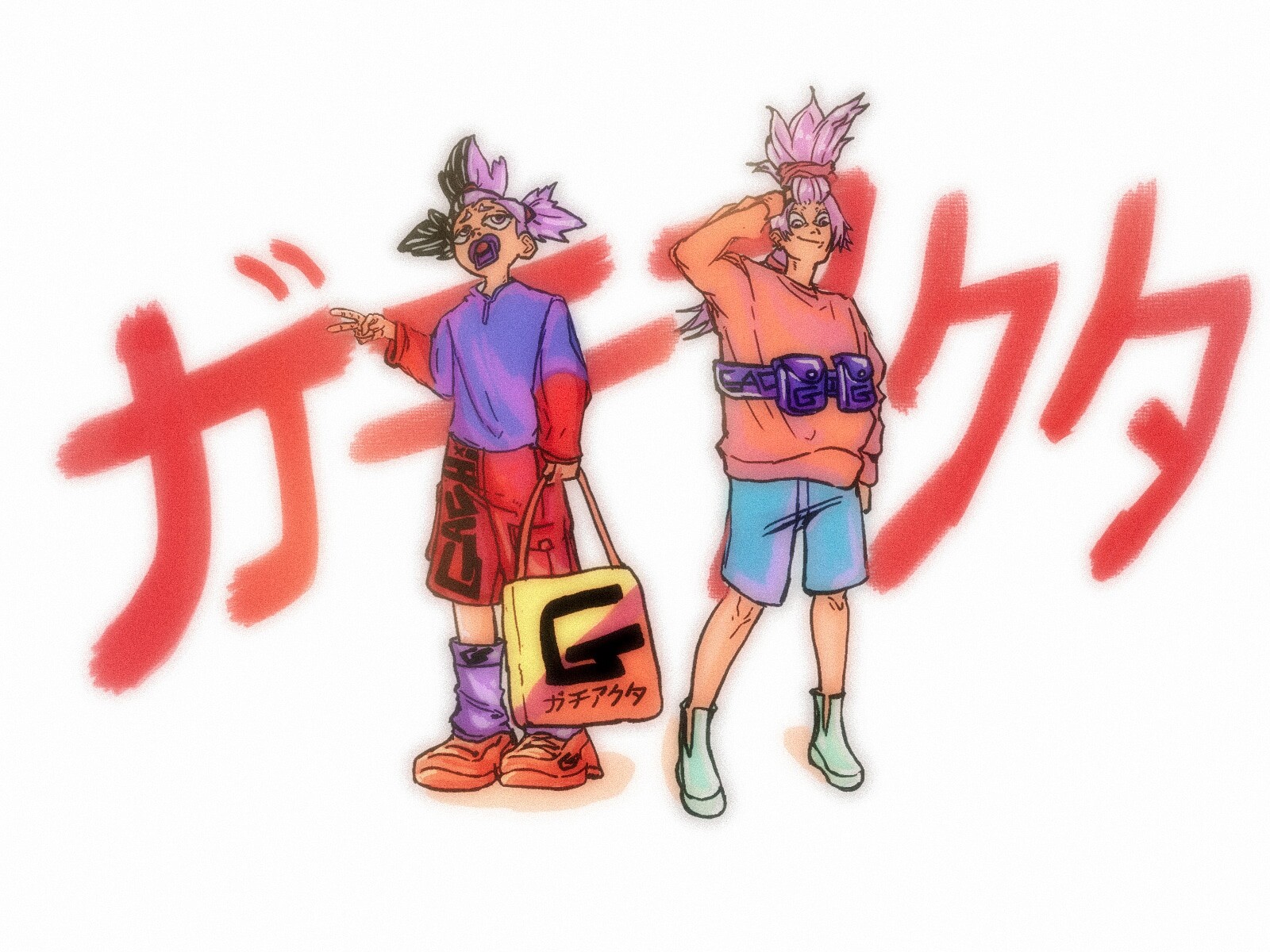 ArtStation - GACHIAKUTA fanart. characters belong to Kei Urana