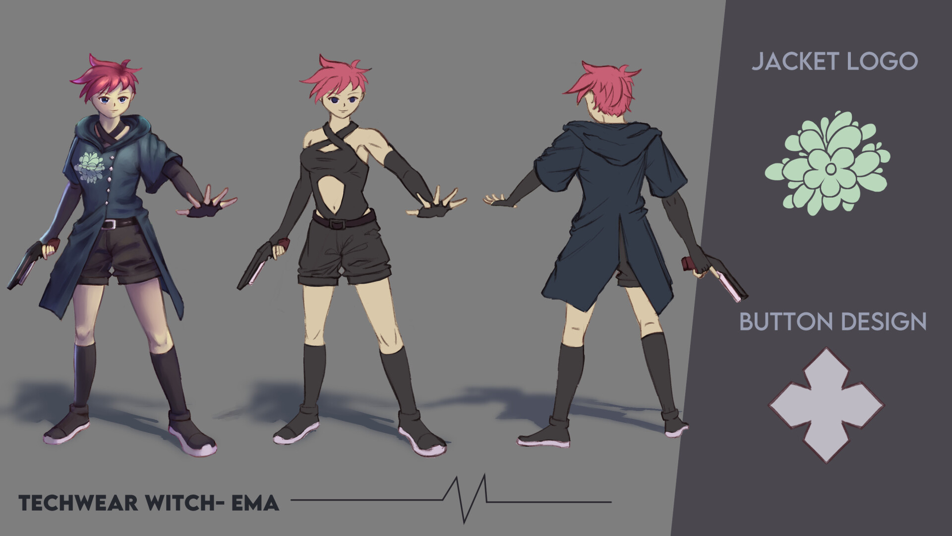 ArtStation - Ema- Techwear Witch