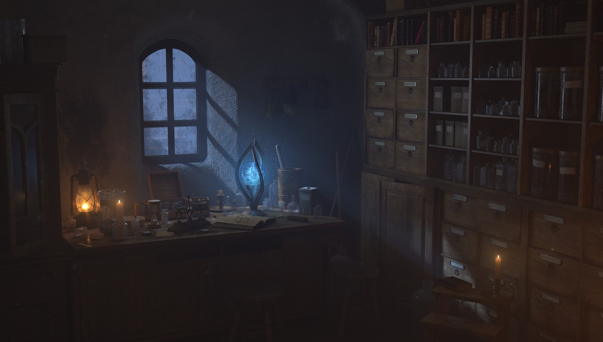 ArtStation - Science Lab (3ds Max & VRay)