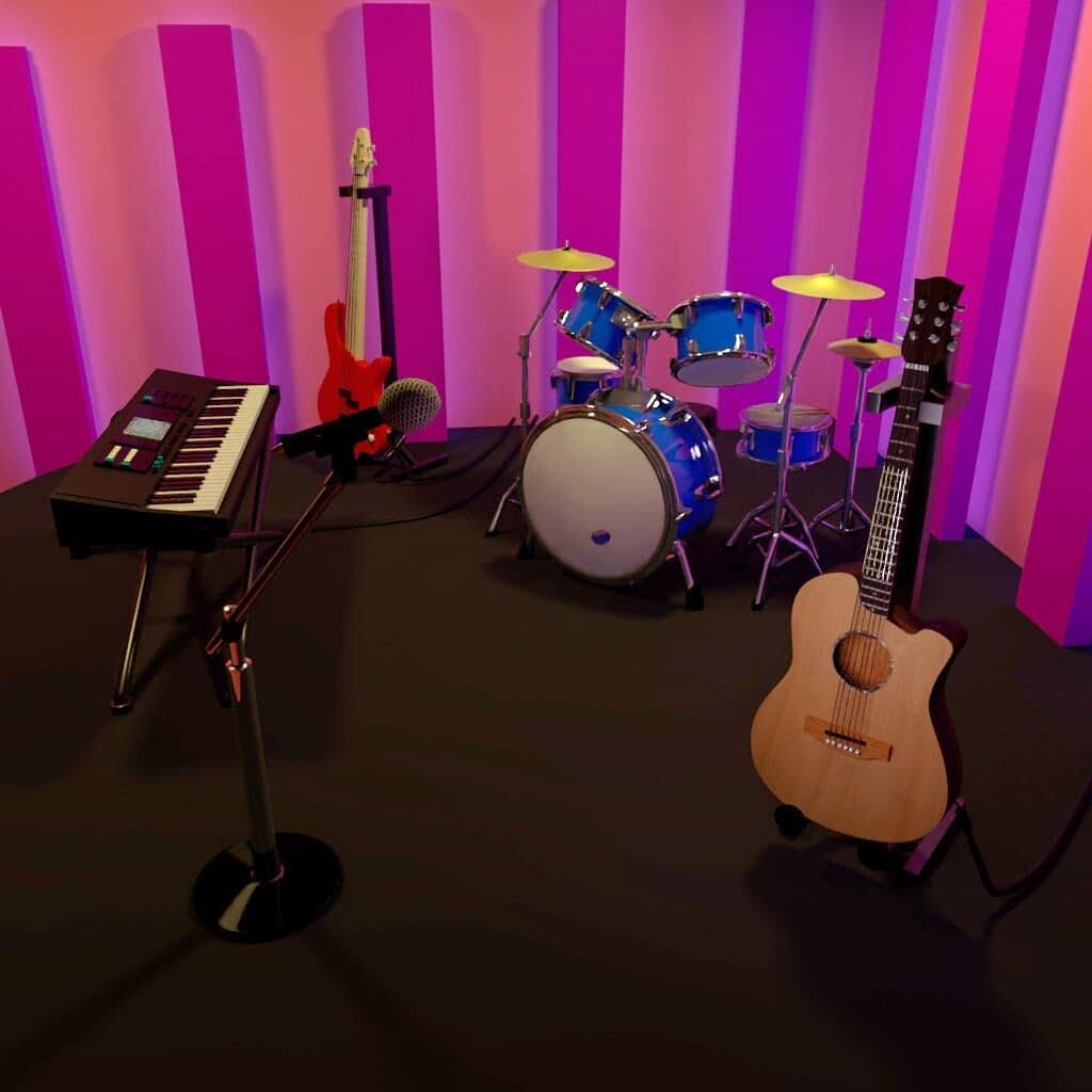 ArtStation - Music stage