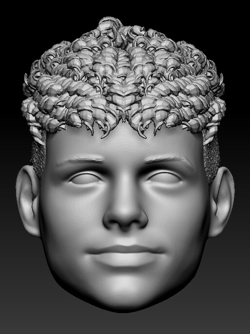 Derek Payne - Action Figure Head Sculpt Commission: Randy