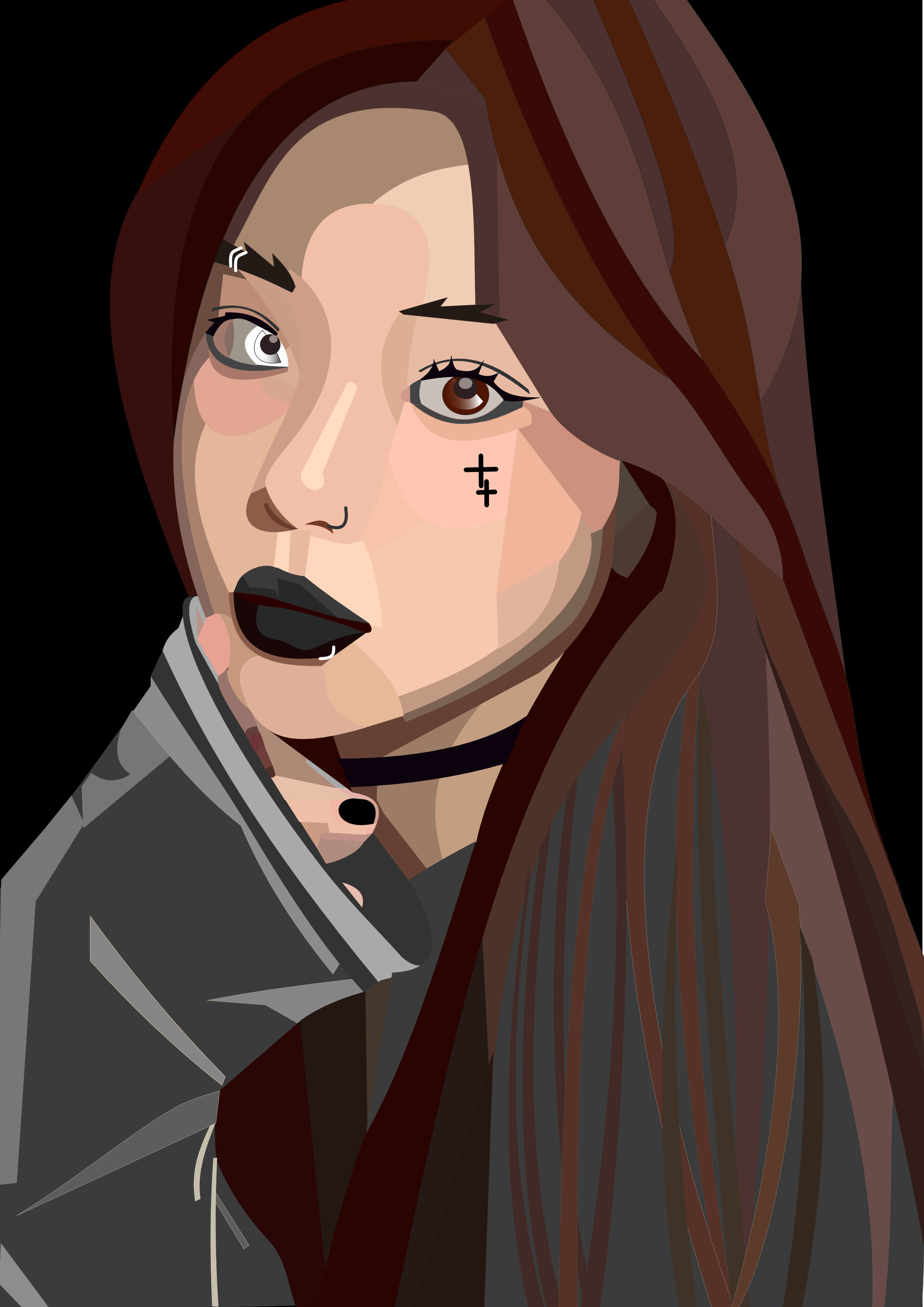 ArtStation - Goth girl