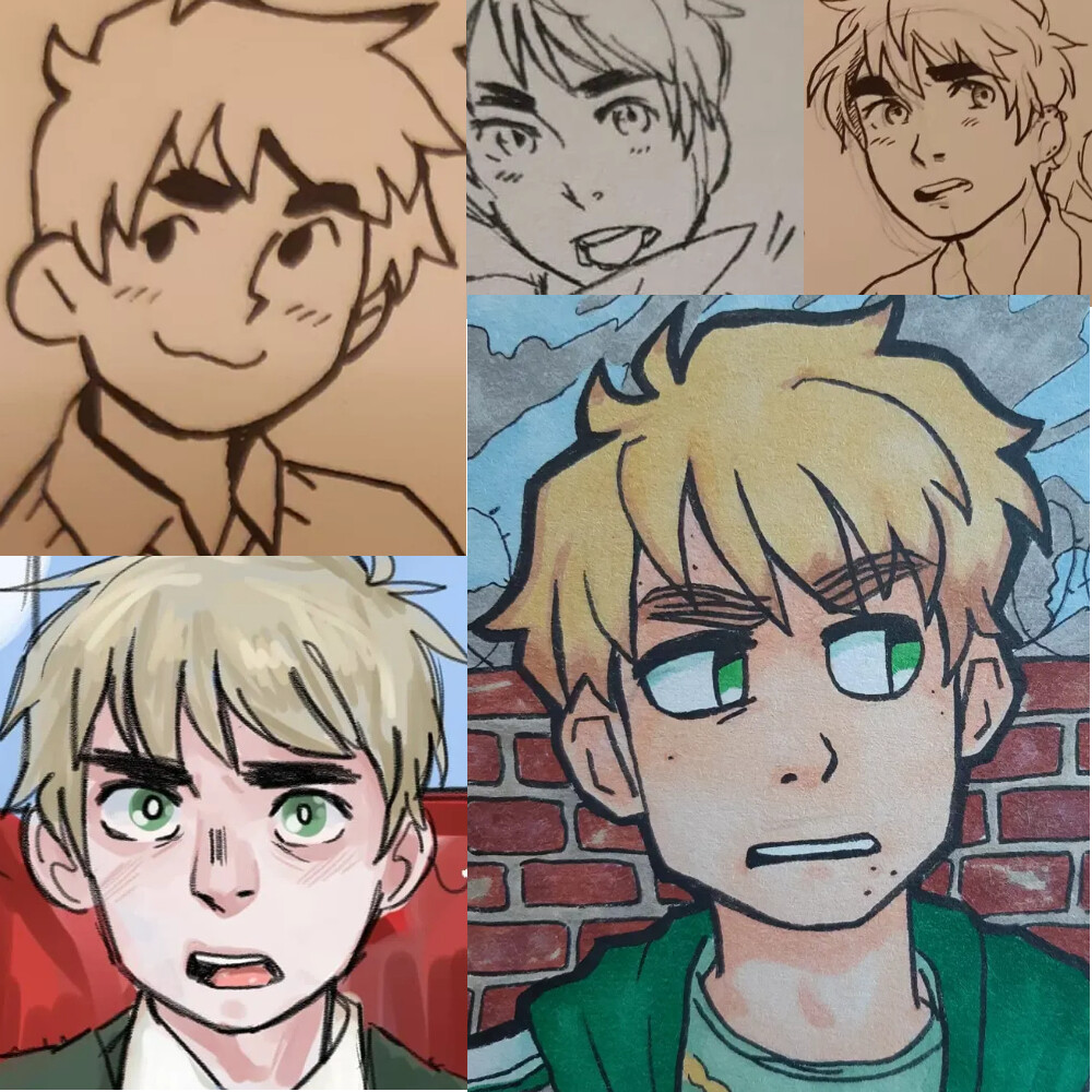 ArtStation - different interpretations of the same character- art style variation