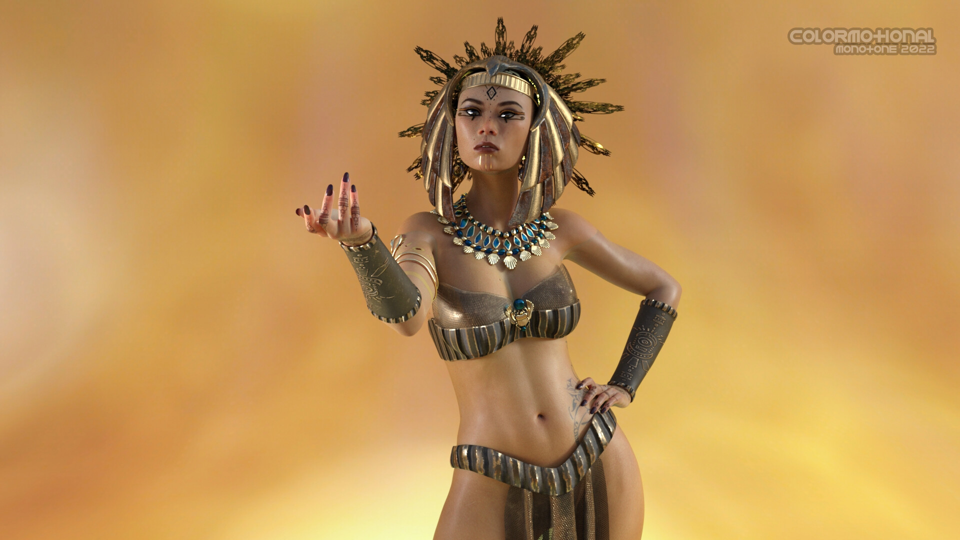 ArtStation - Egyptian Photocall - Istar, the second Pharaoh's wife