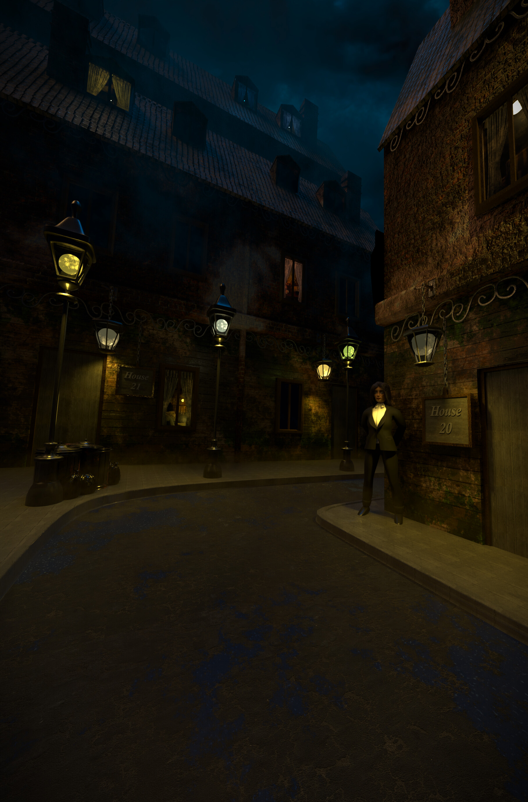 ArtStation - Night Town