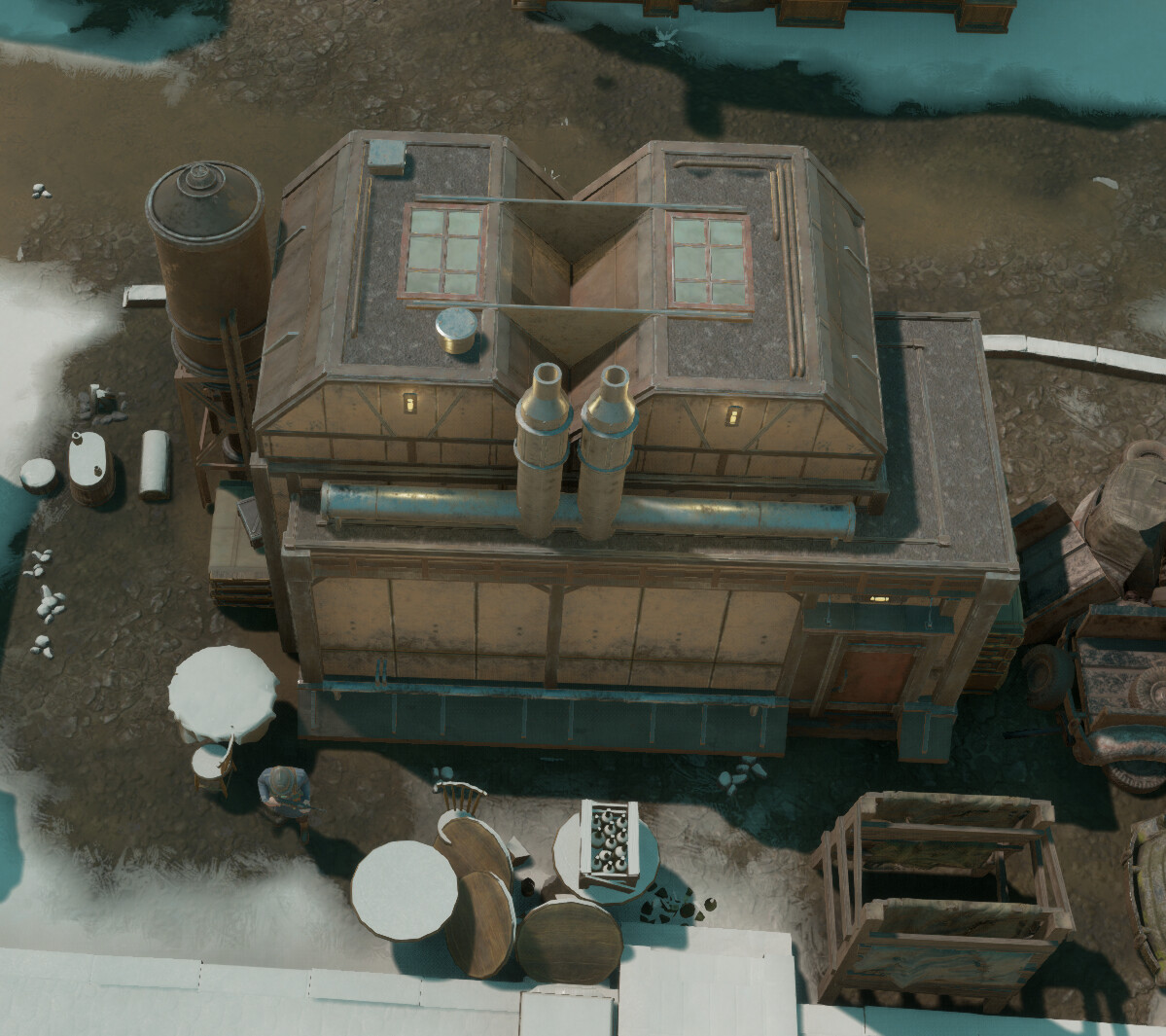 Gabriel Dubois - Foxhole 1.1 tripod Ammo Factory, insulated pipes and ...