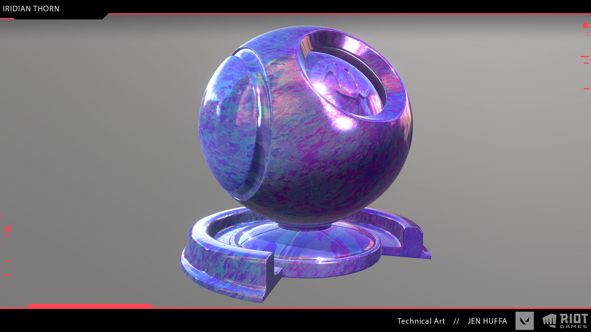 Jen Huffa - VALORANT: Iridian Thorn Iridescent Shader
