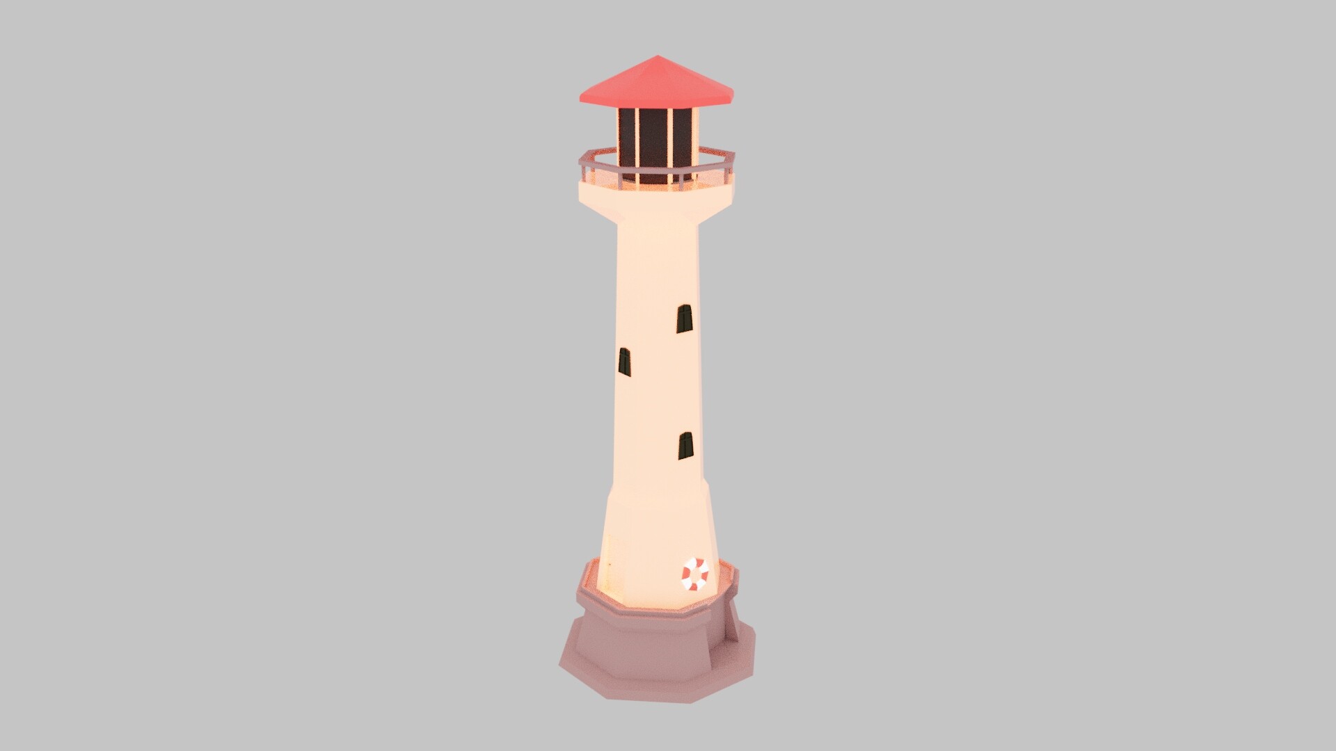 ArtStation - Low-poly Lighthouse
