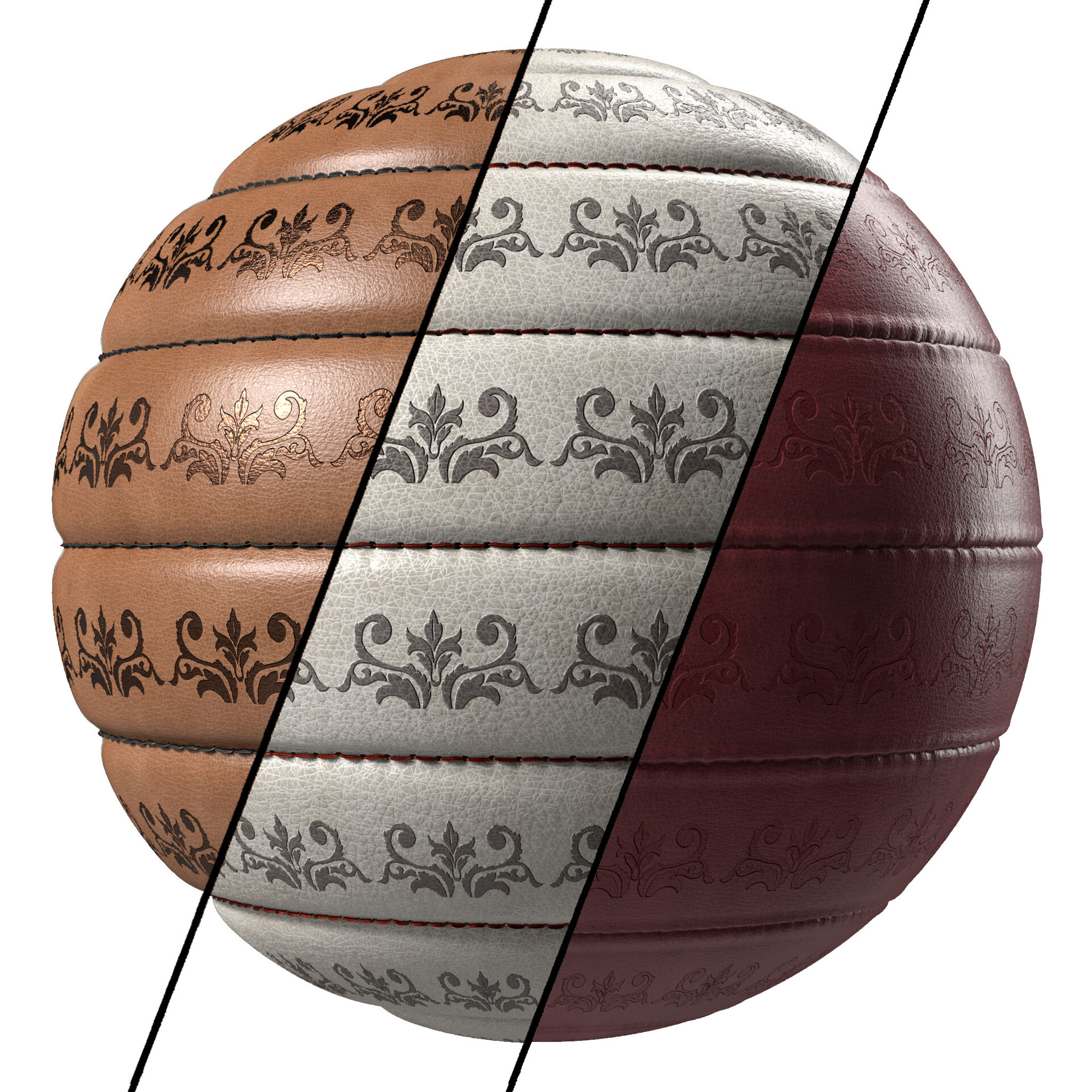 ArtStation - Leather Materials 18-Panel leather |Sbsar| Pbr 4k Seamless