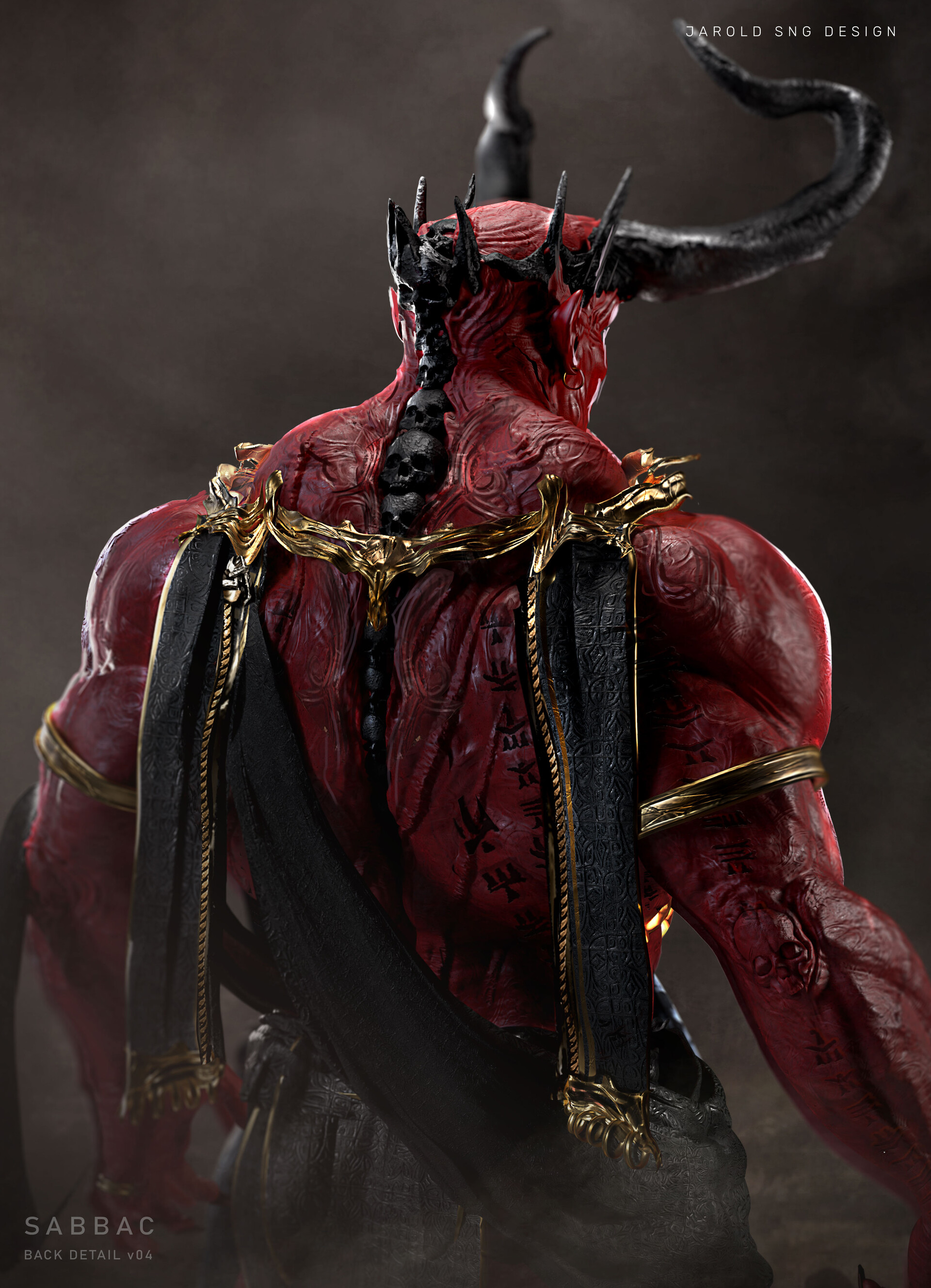 jarold Sng - BLACK ADAM 2022 : Sabbac Designs