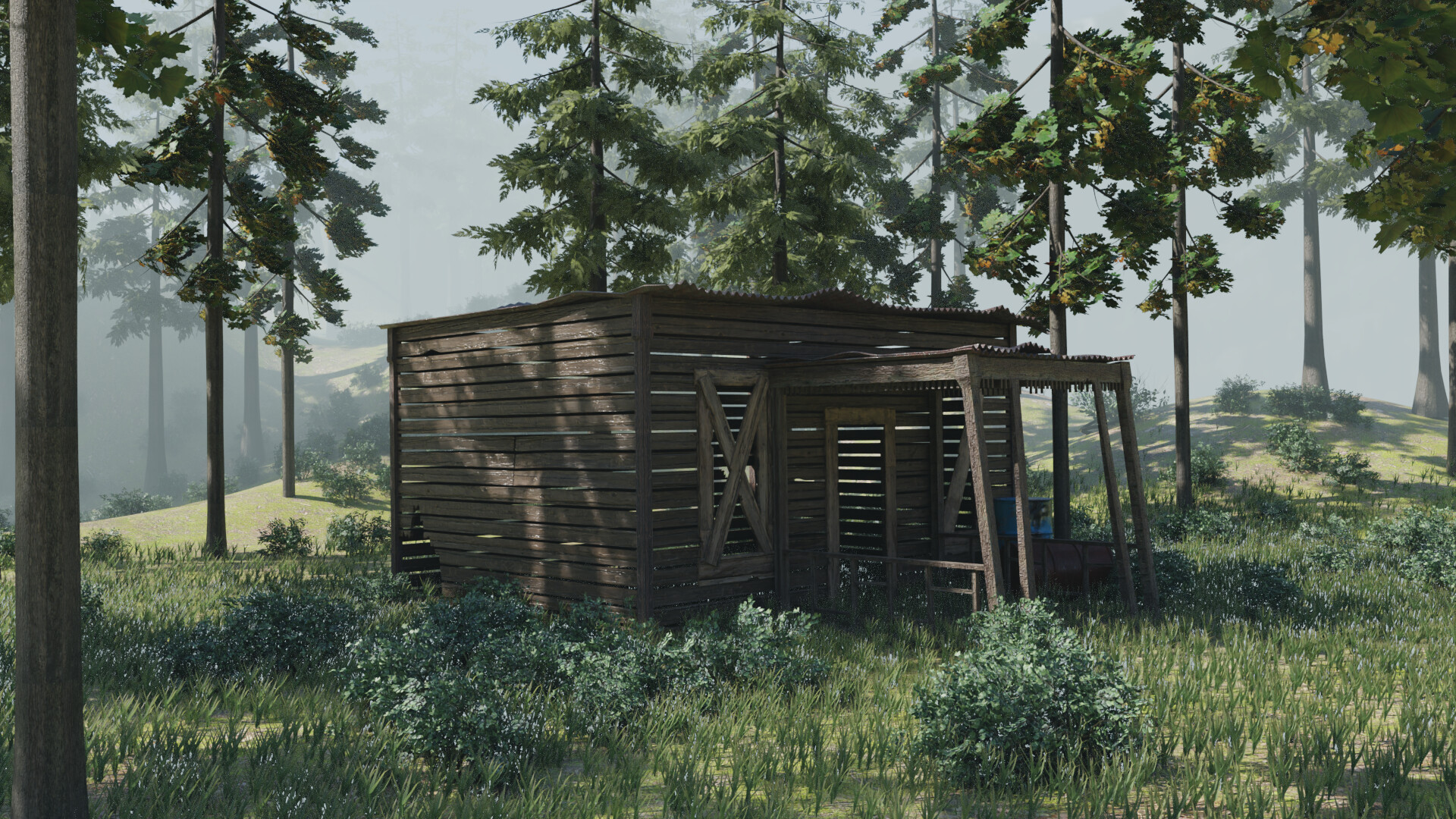 ArtStation - Old Shack Slum Scene