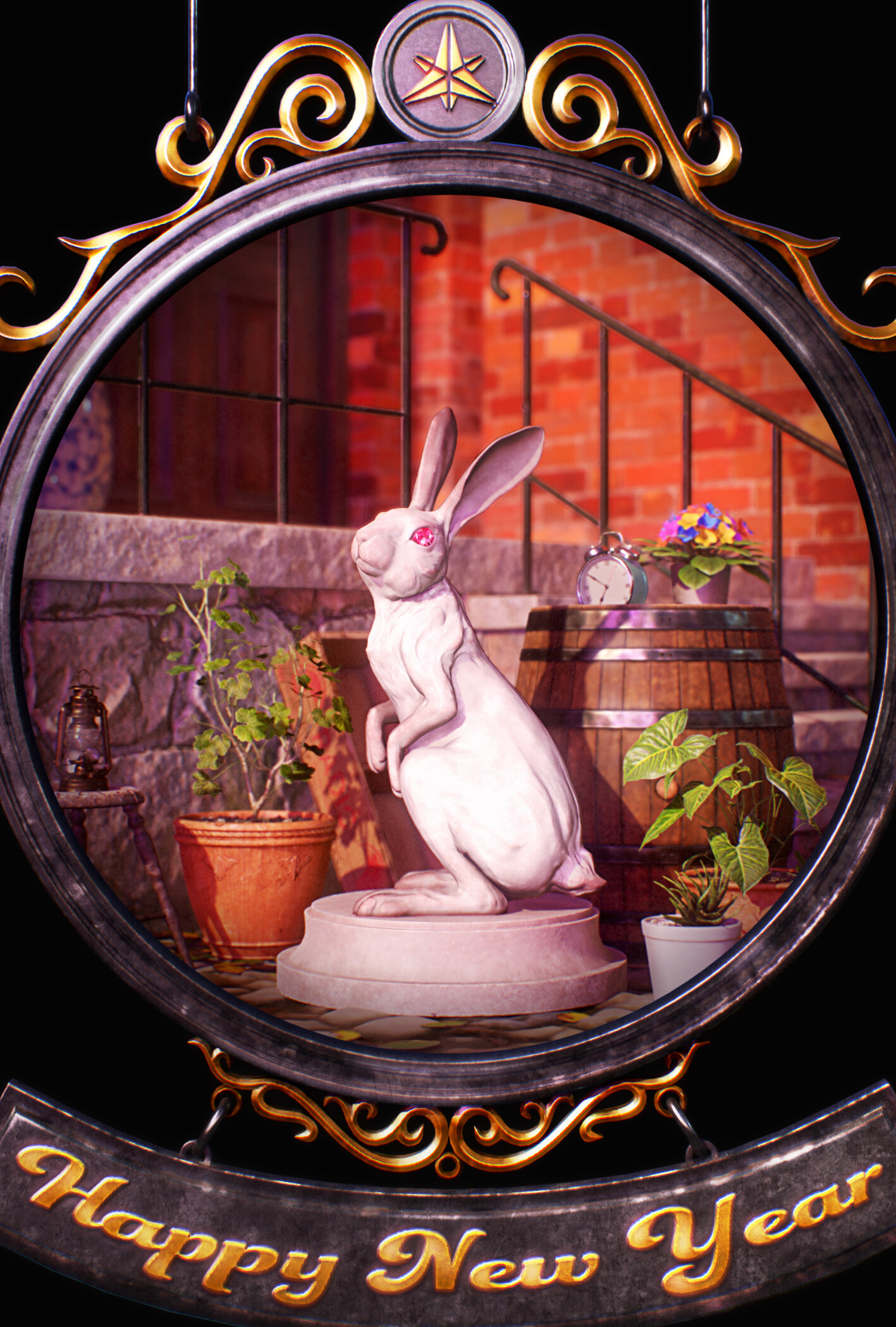 Million Edge - Rabbit Million Edge - New Year's cards