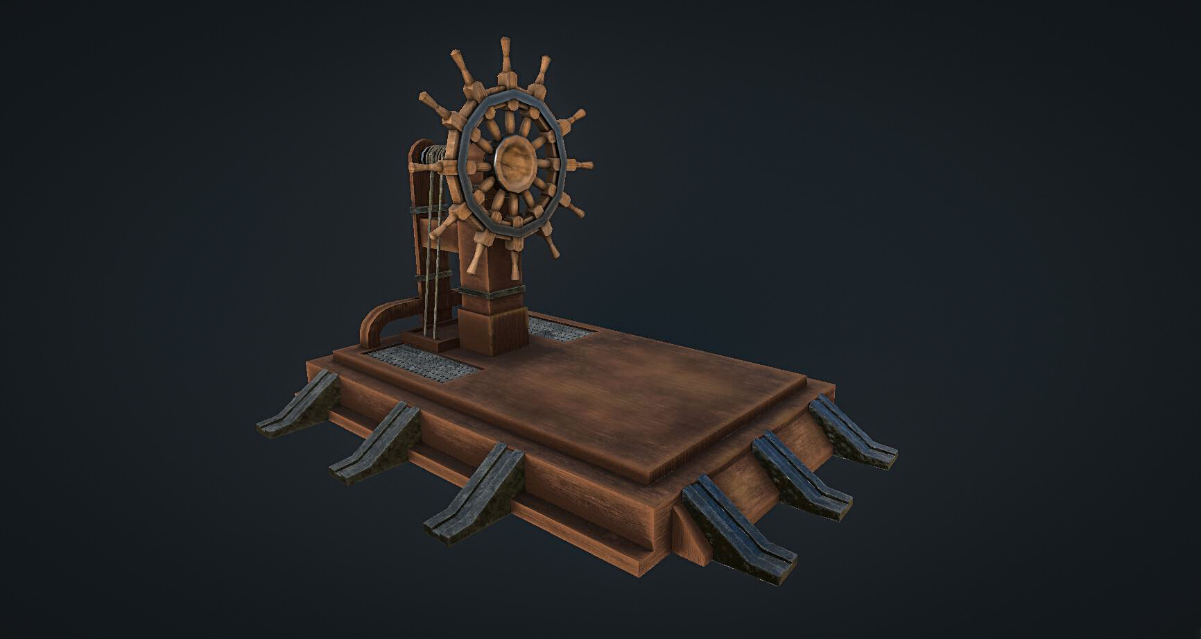 ArtStation - Ship Wheel