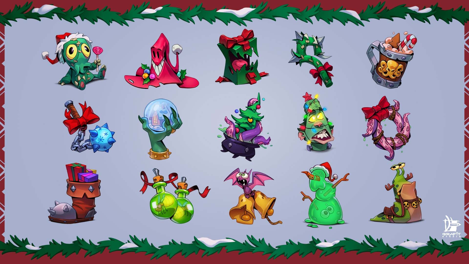 Grafit Studio - Holiday Icon Sets