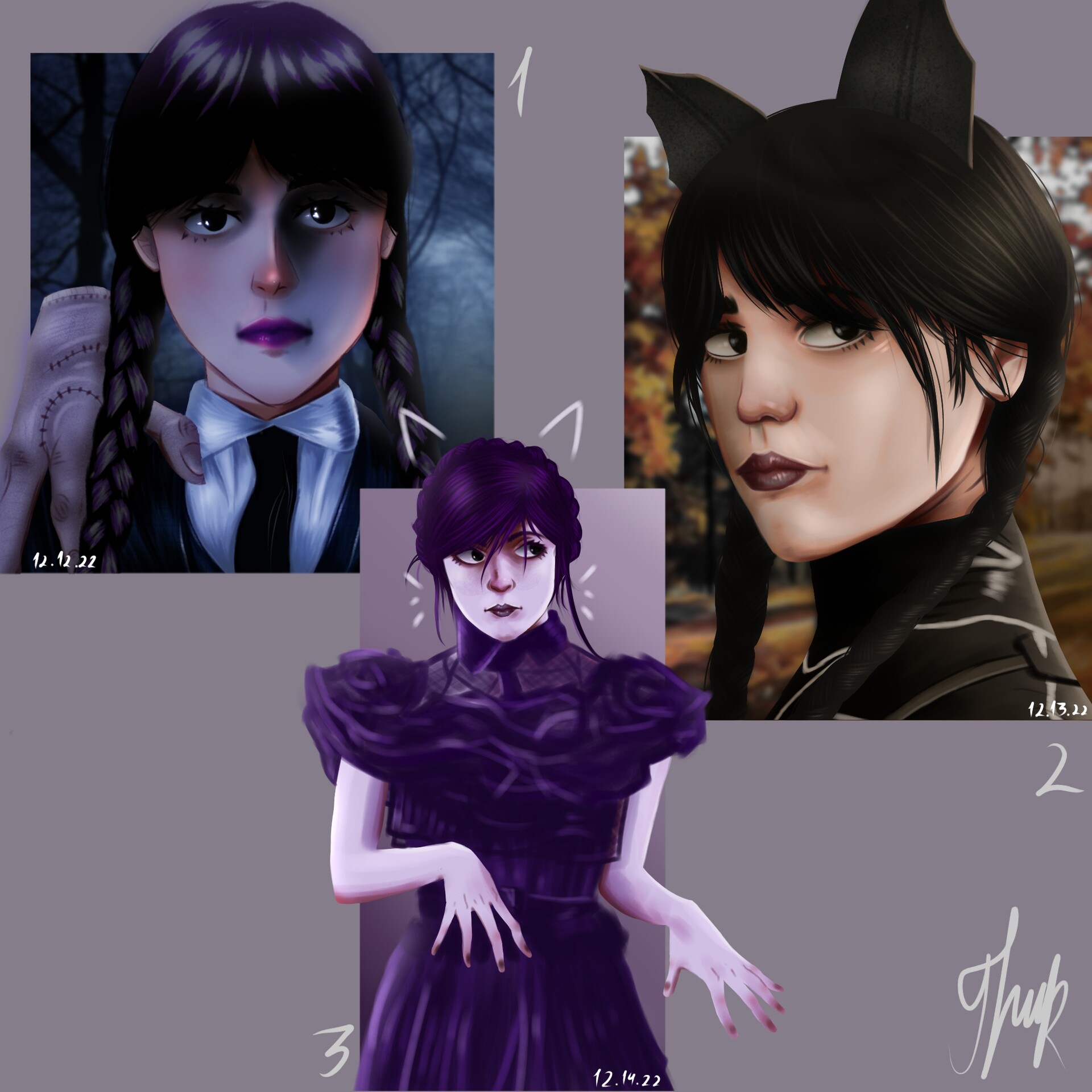 ArtStation - Wednesday Addams