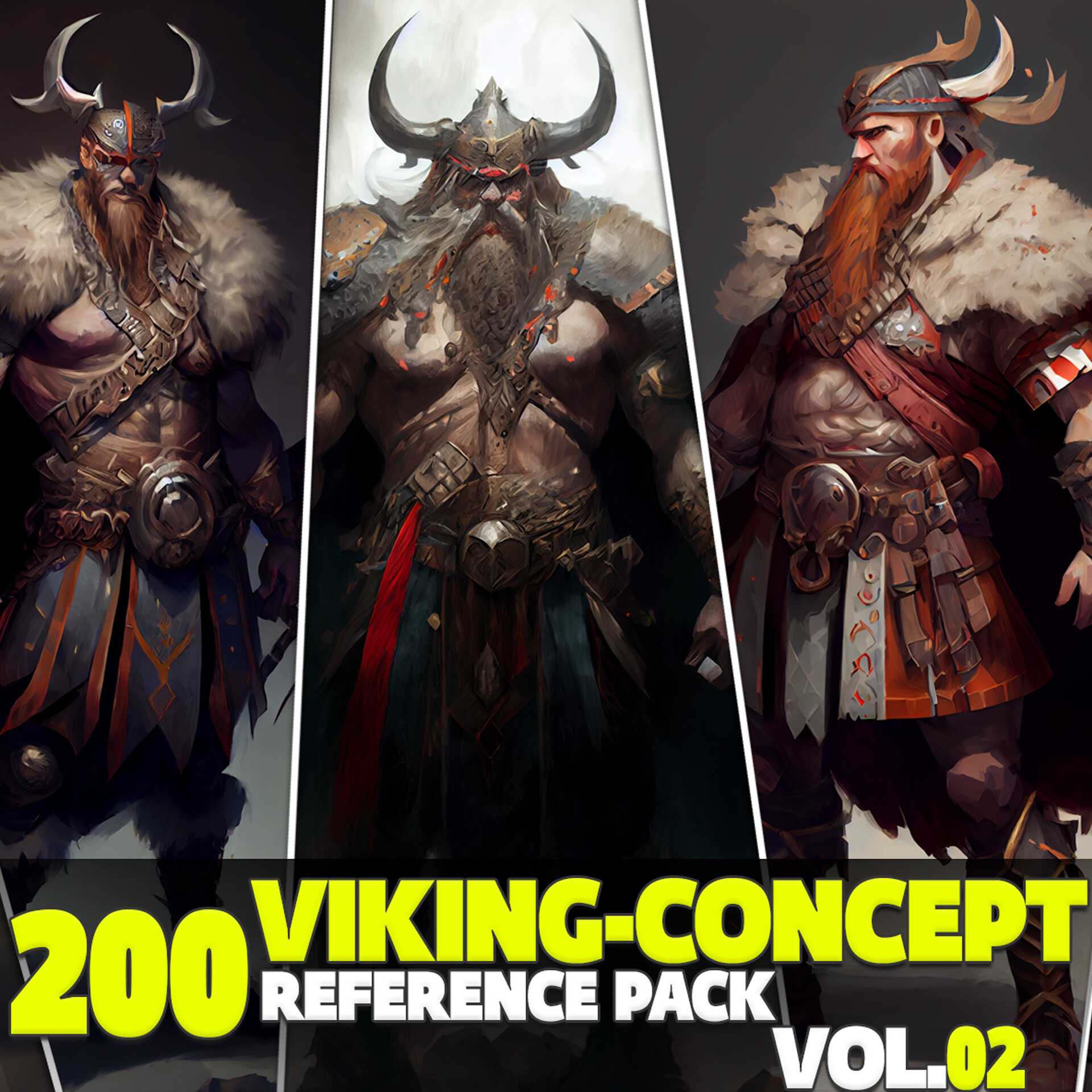 ArtStation - 200 Viking-Concept Reference Pack Vol.02