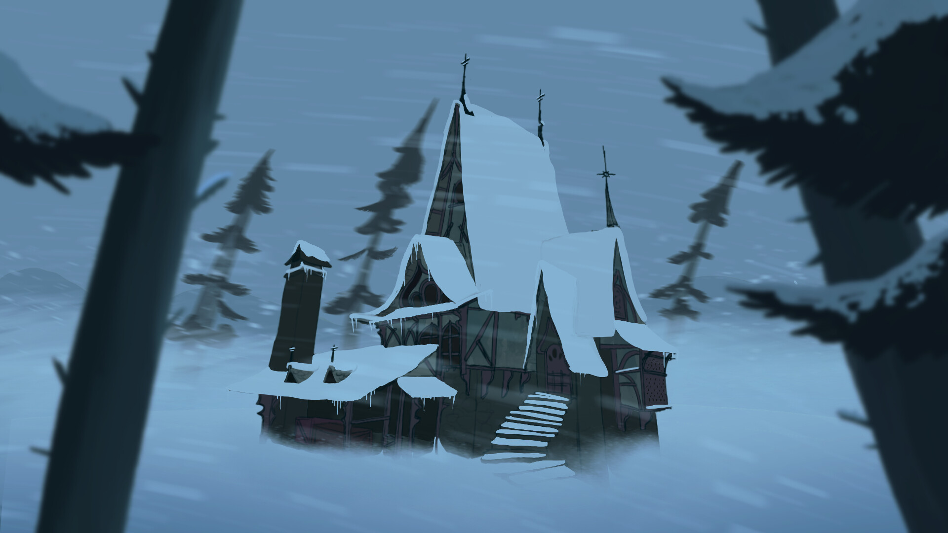 ArtStation - Caught in a blizzard