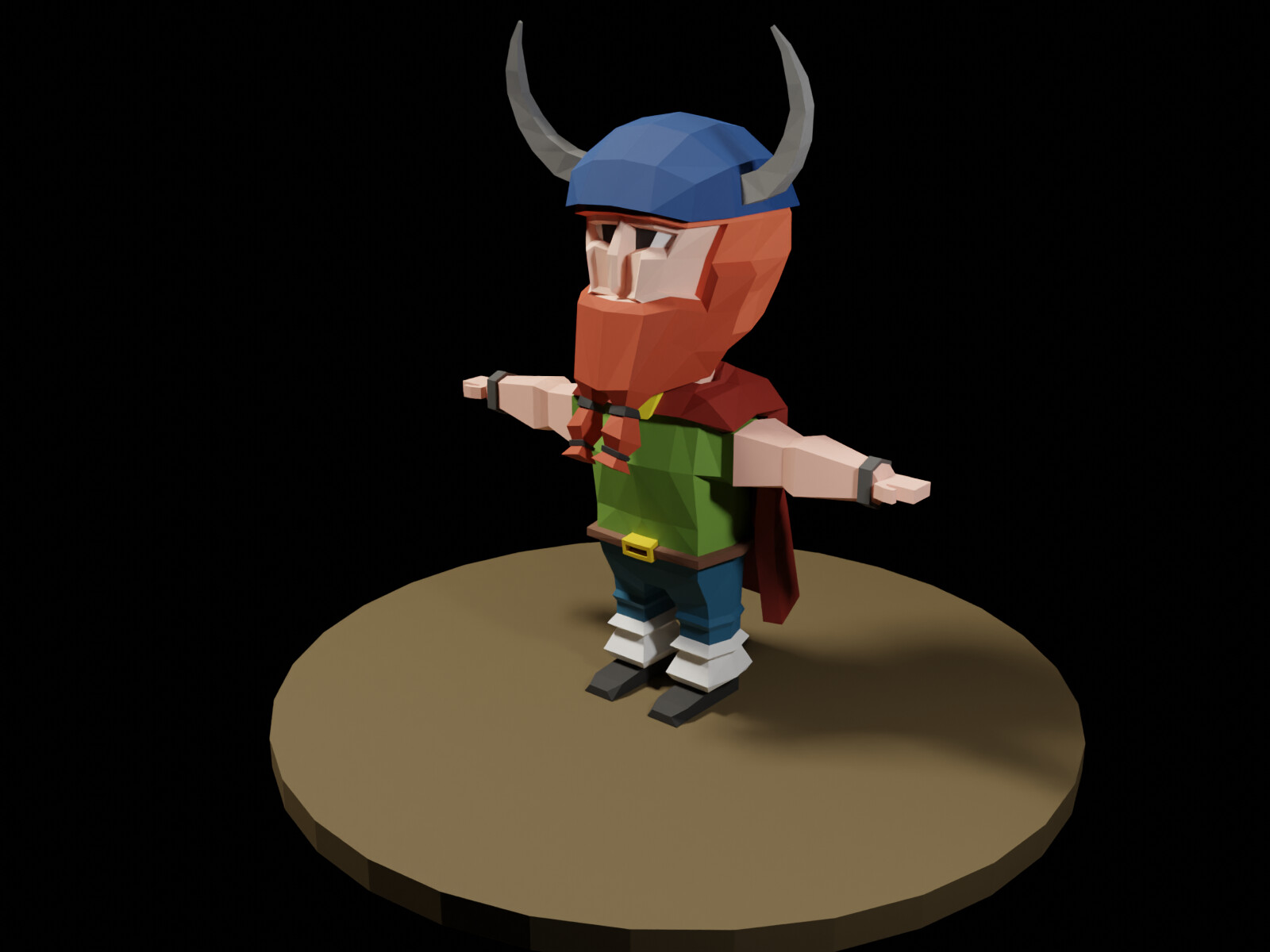 ArtStation - Low Poly Viking