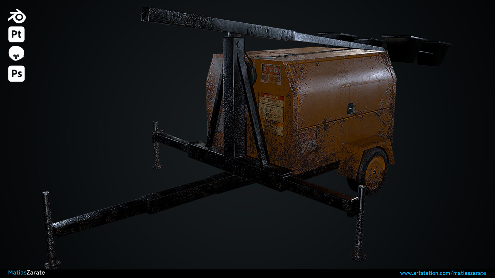 ArtStation - Light tower generator