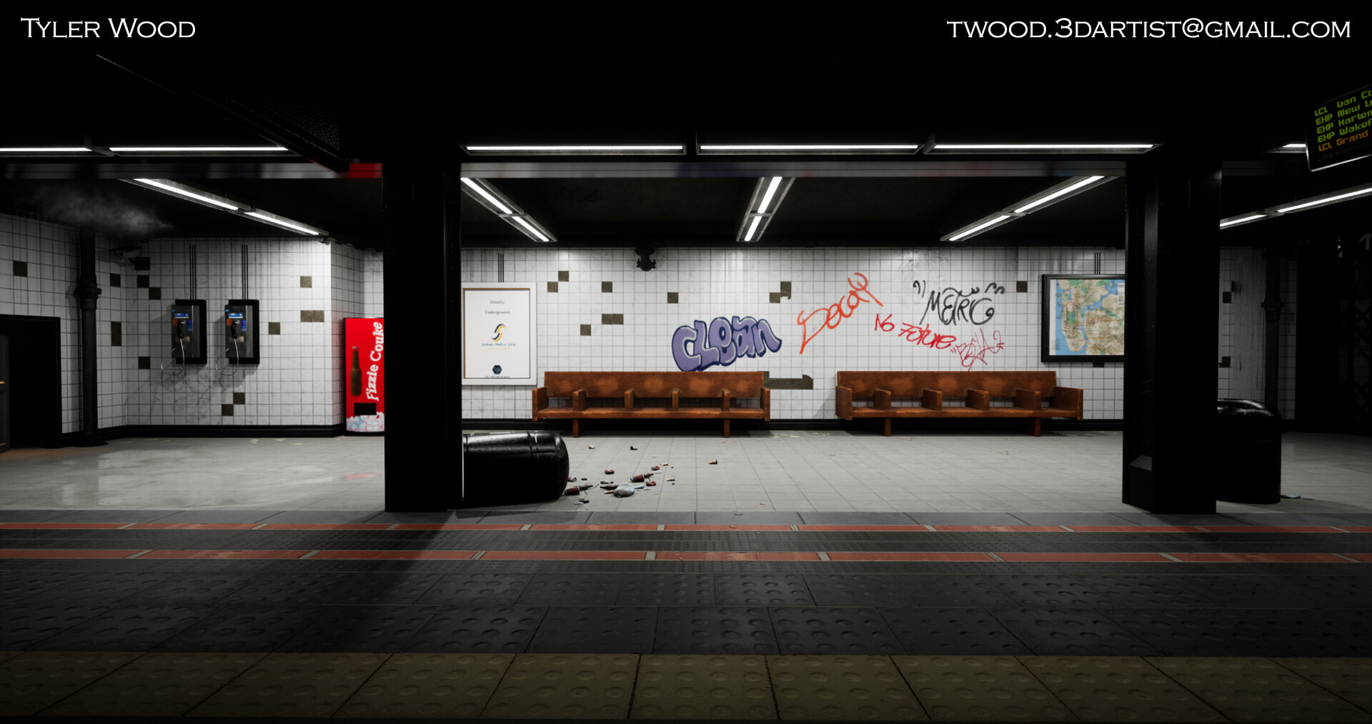 Tyler Wood - Abandoned Subway Tunnel