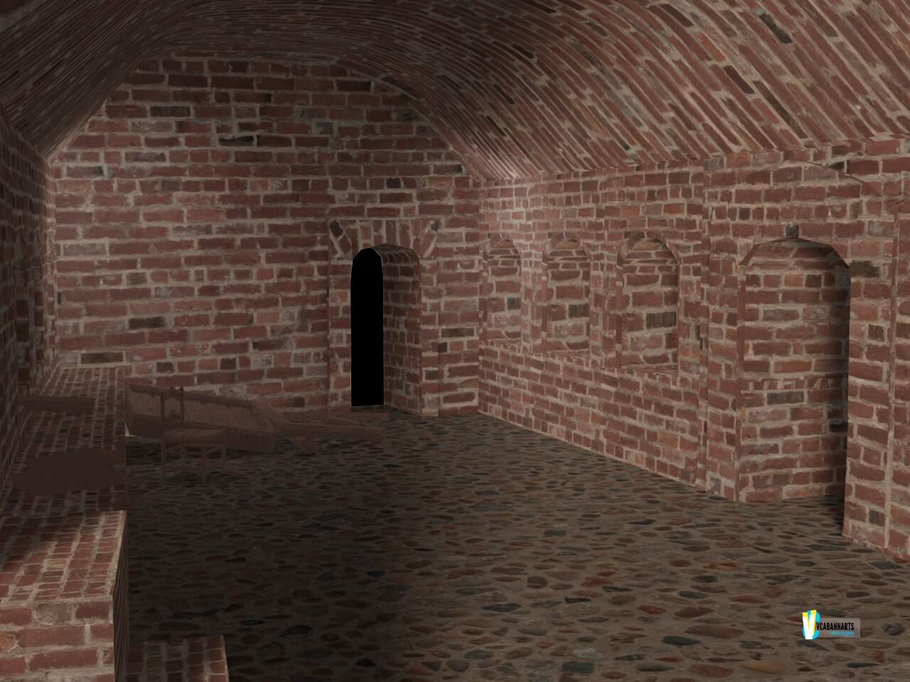 ArtStation - Larder of a medieval castle