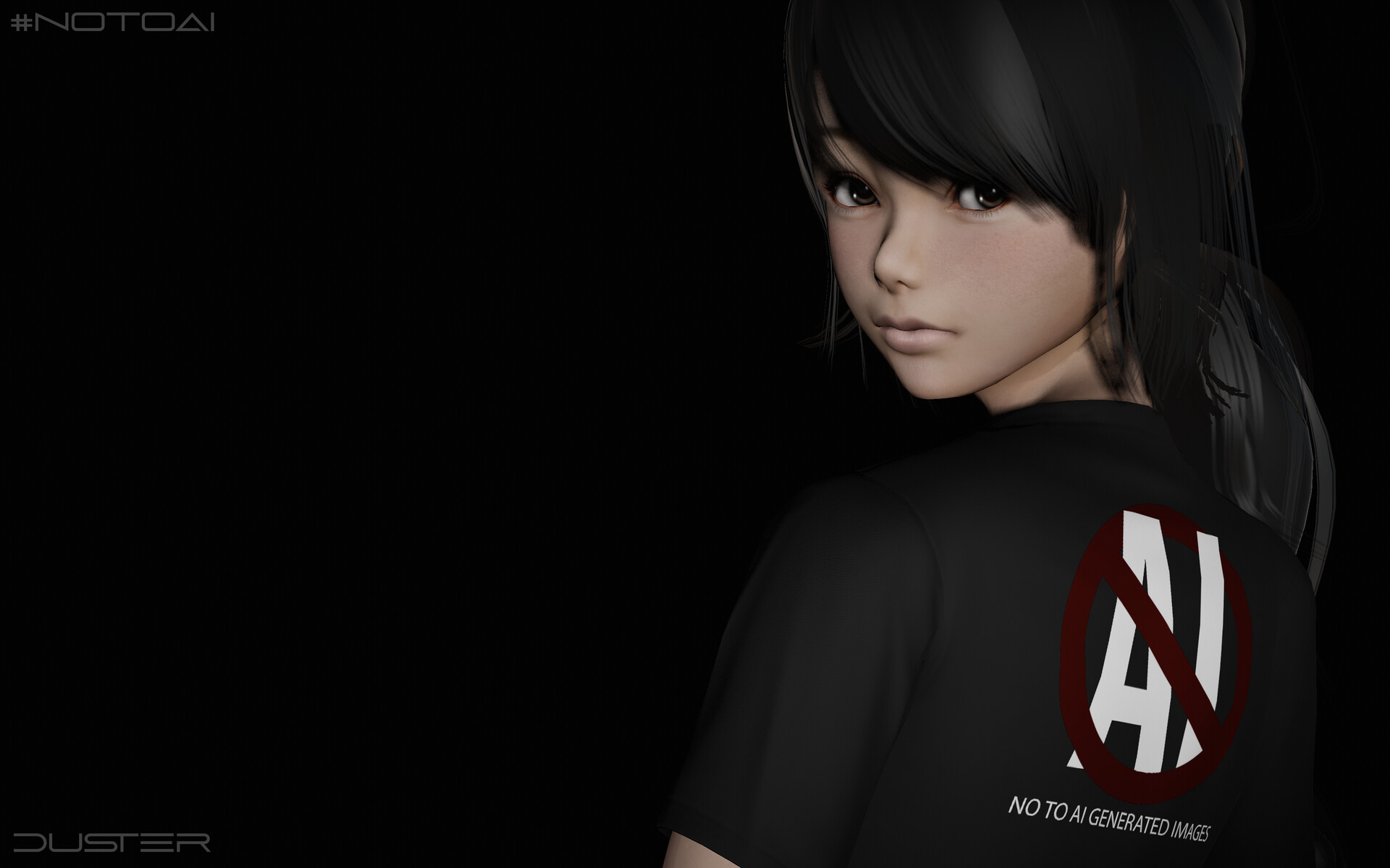 ArtStation - No to AI, feat. Ashley (Unity)