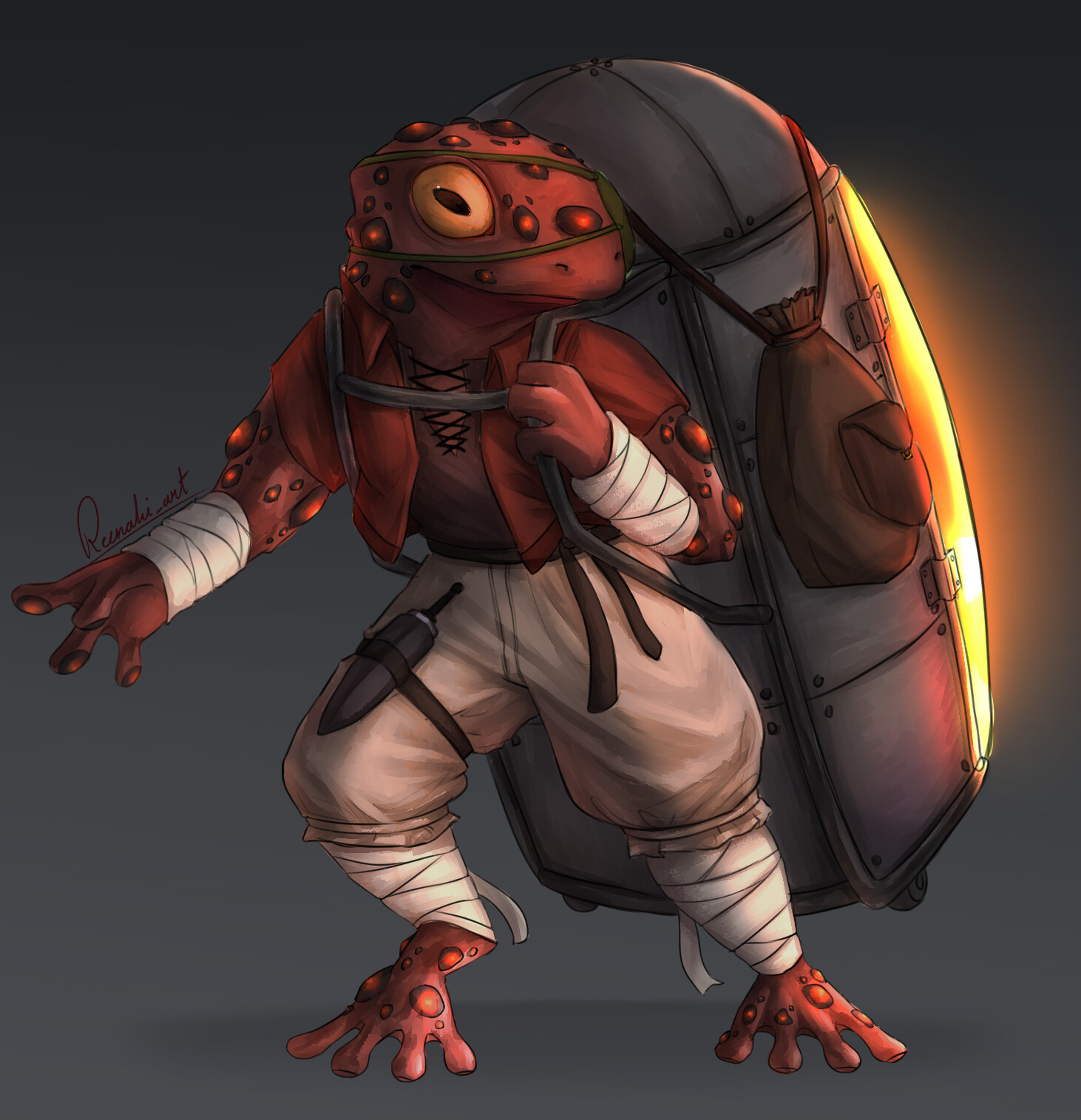 ArtStation - lava frog