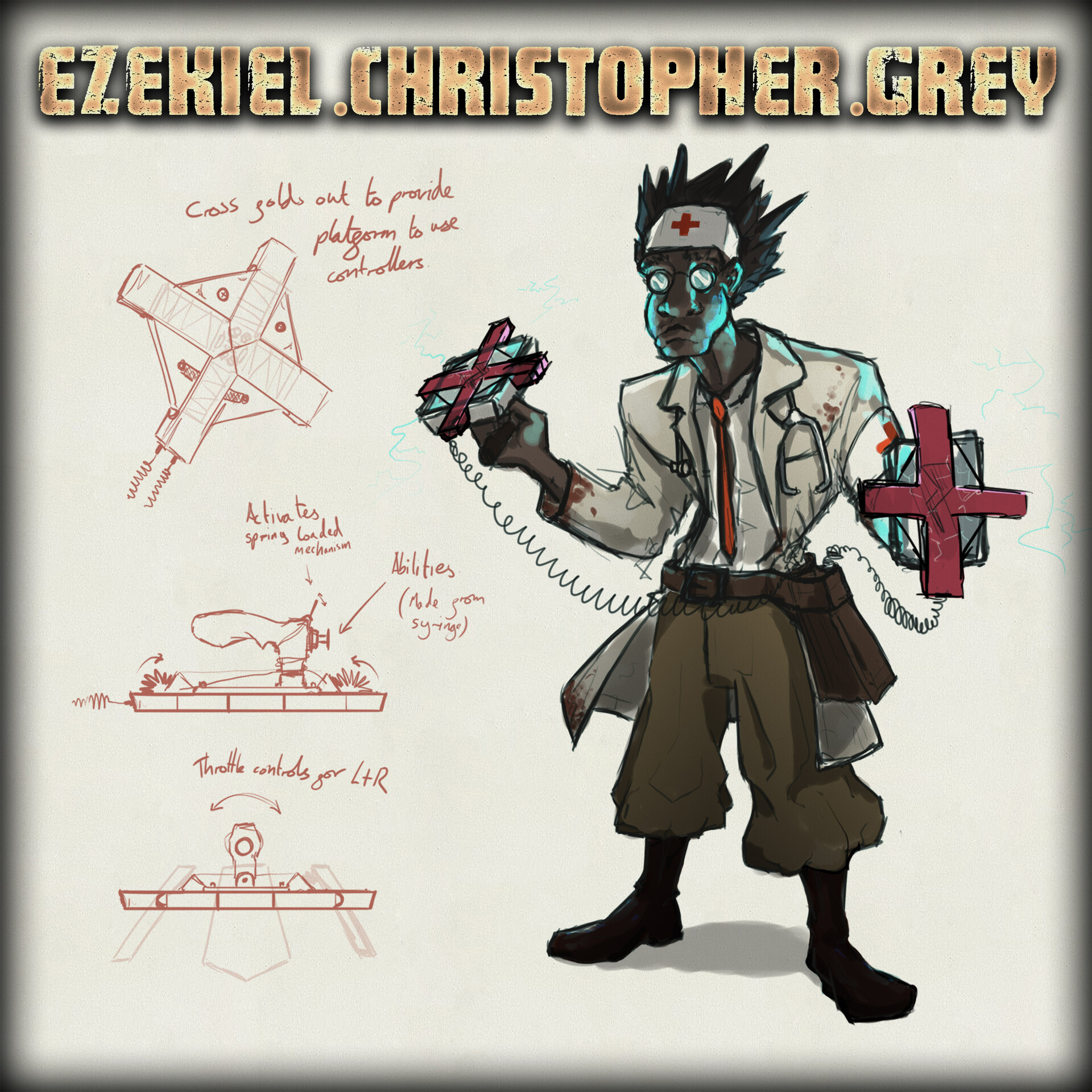 ArtStation - E.C.G. Character Development