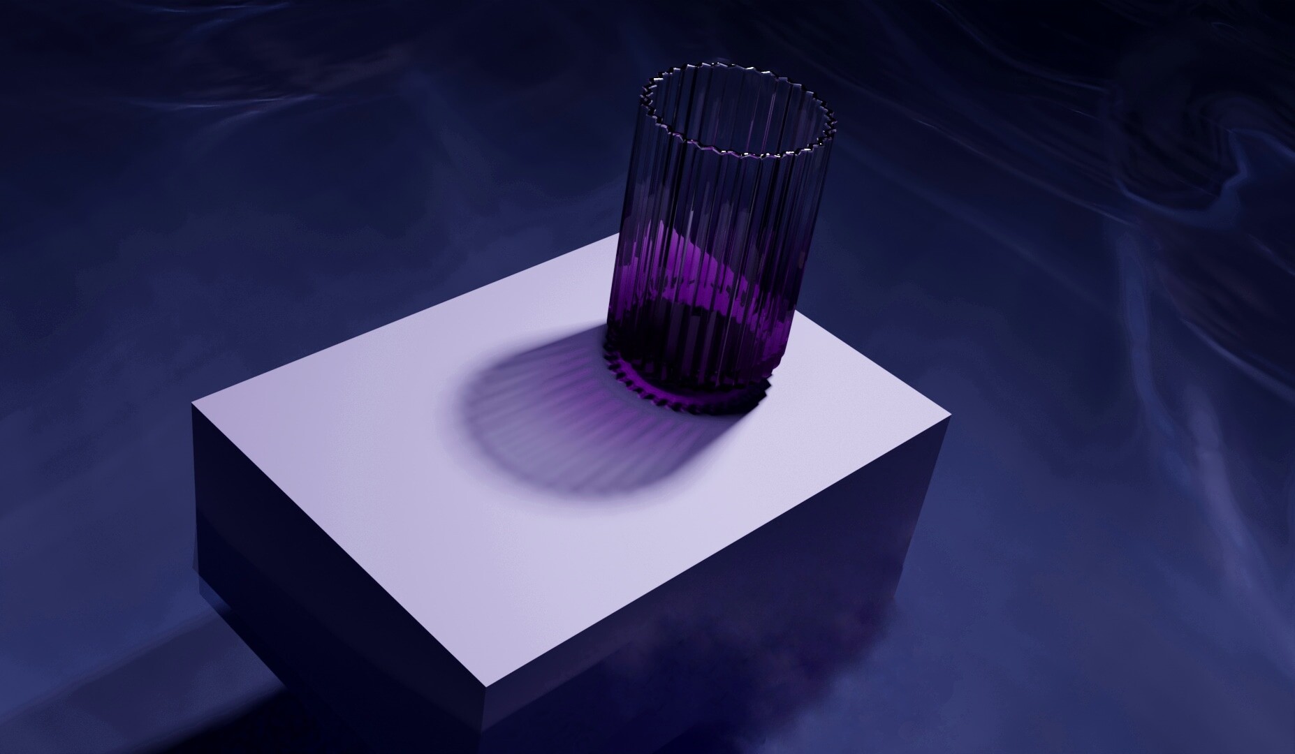 ArtStation - 3d realistic glass with caustics