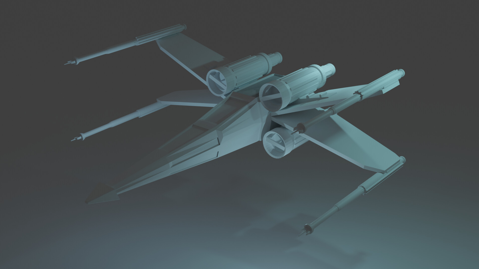 ArtStation - X-Wing - Low Poly Tribute