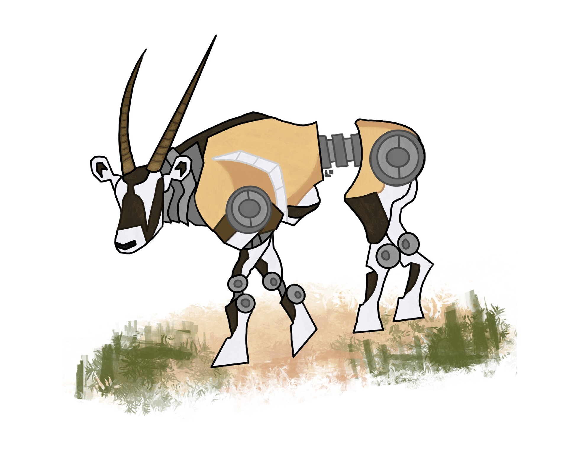 ArtStation - Robo-Oryx-Gazella