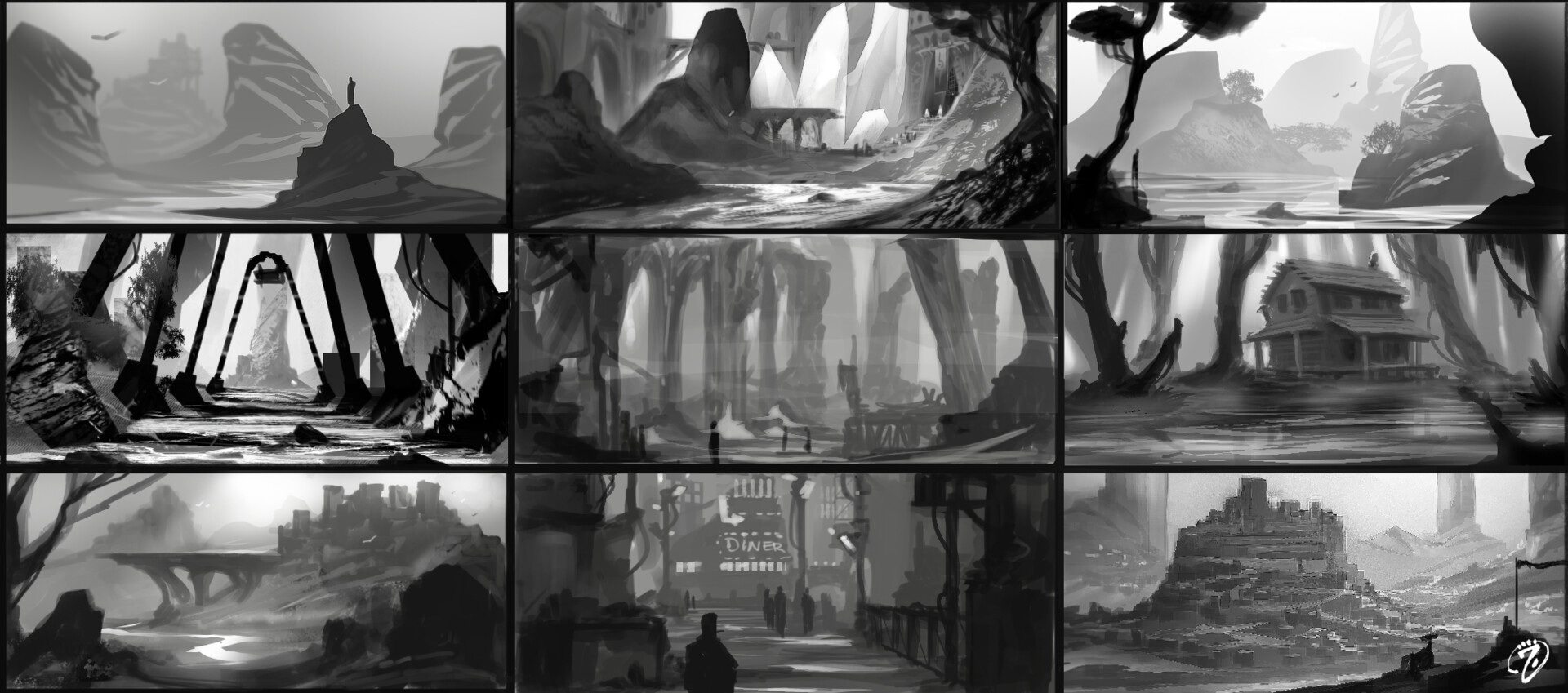 ArtStation - speed thumbnails