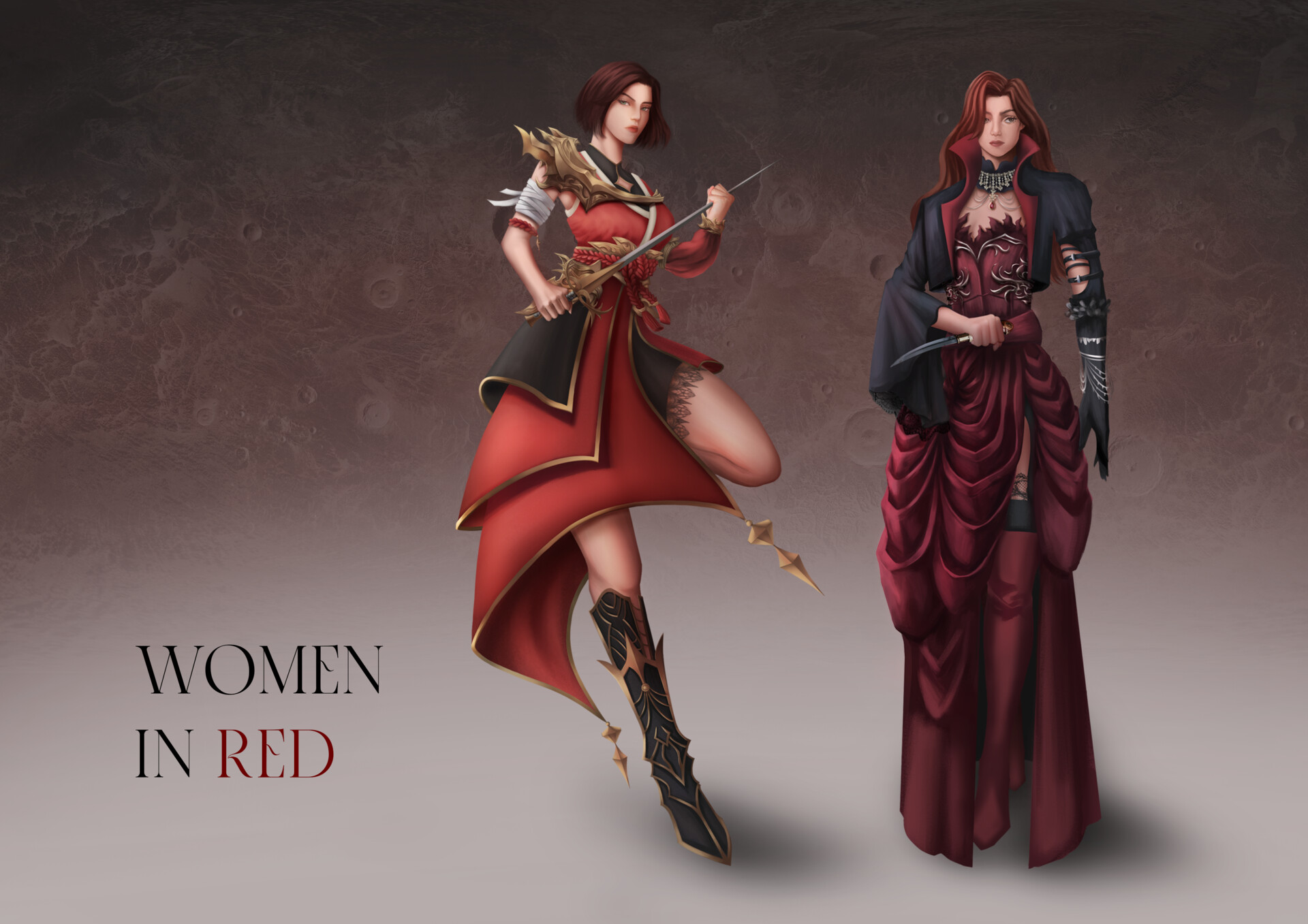 ArtStation - Women In Red