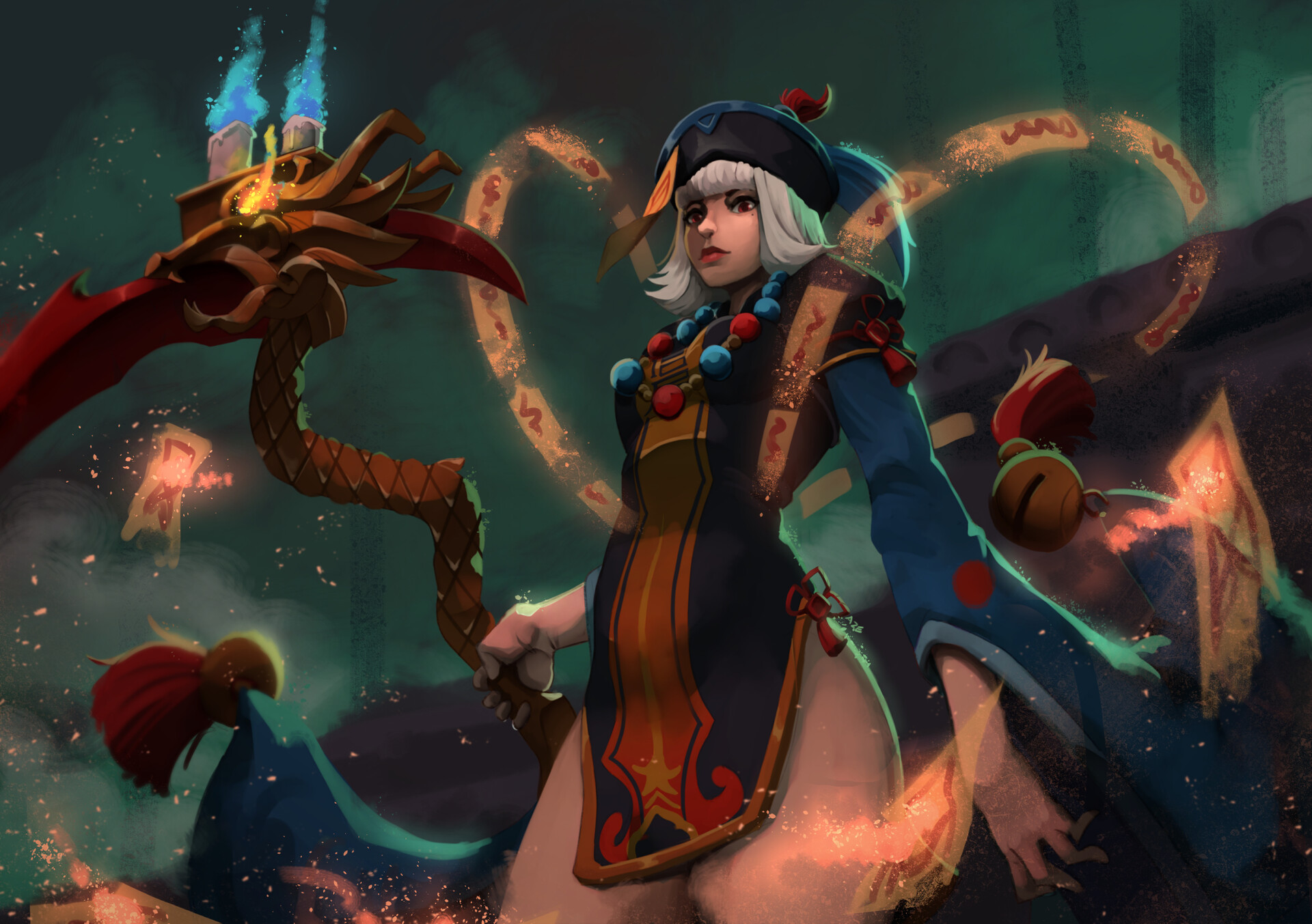 ArtStation - Ruby's Lady Zombie Skin